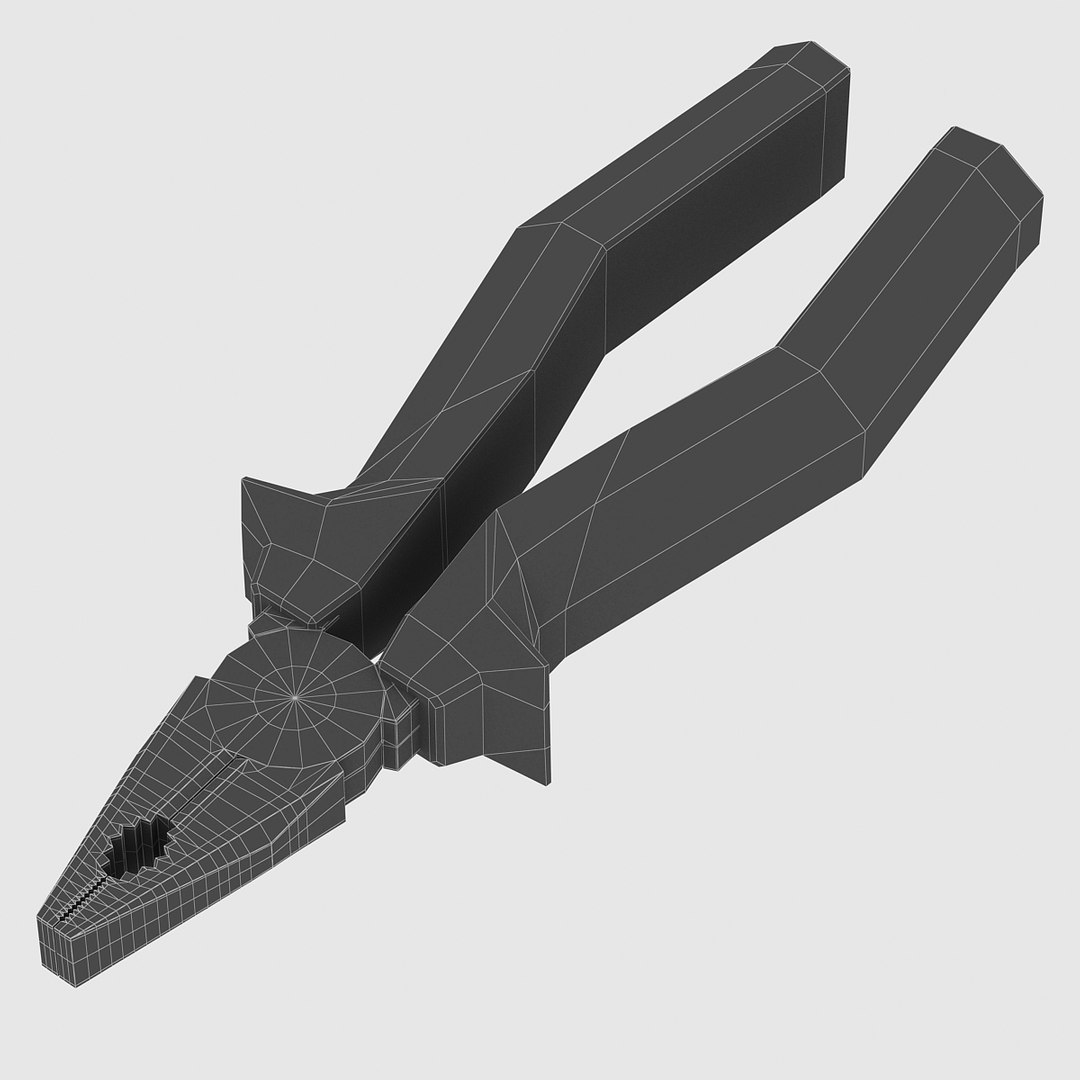 Pliers Tool 3d Model