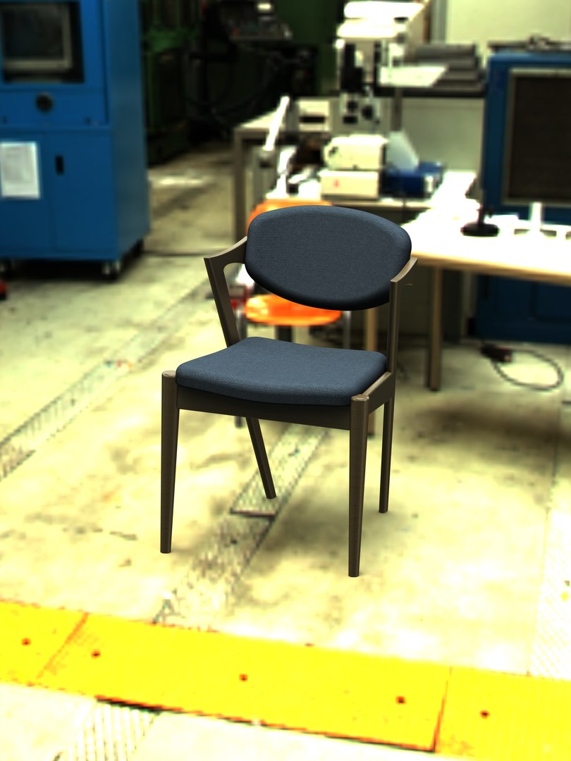 3D Flap Back Fabric Chair - TurboSquid 2160289