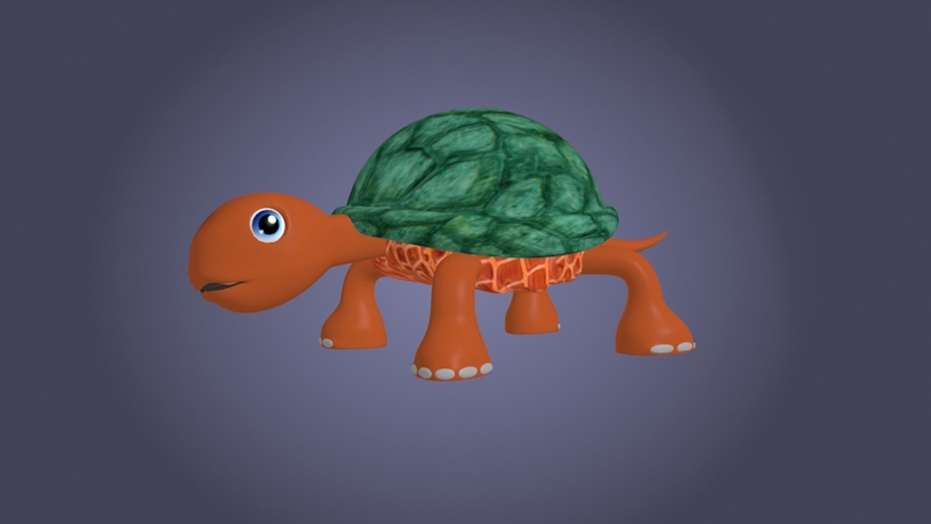 3D Cartoon Turtle - TurboSquid 1529462