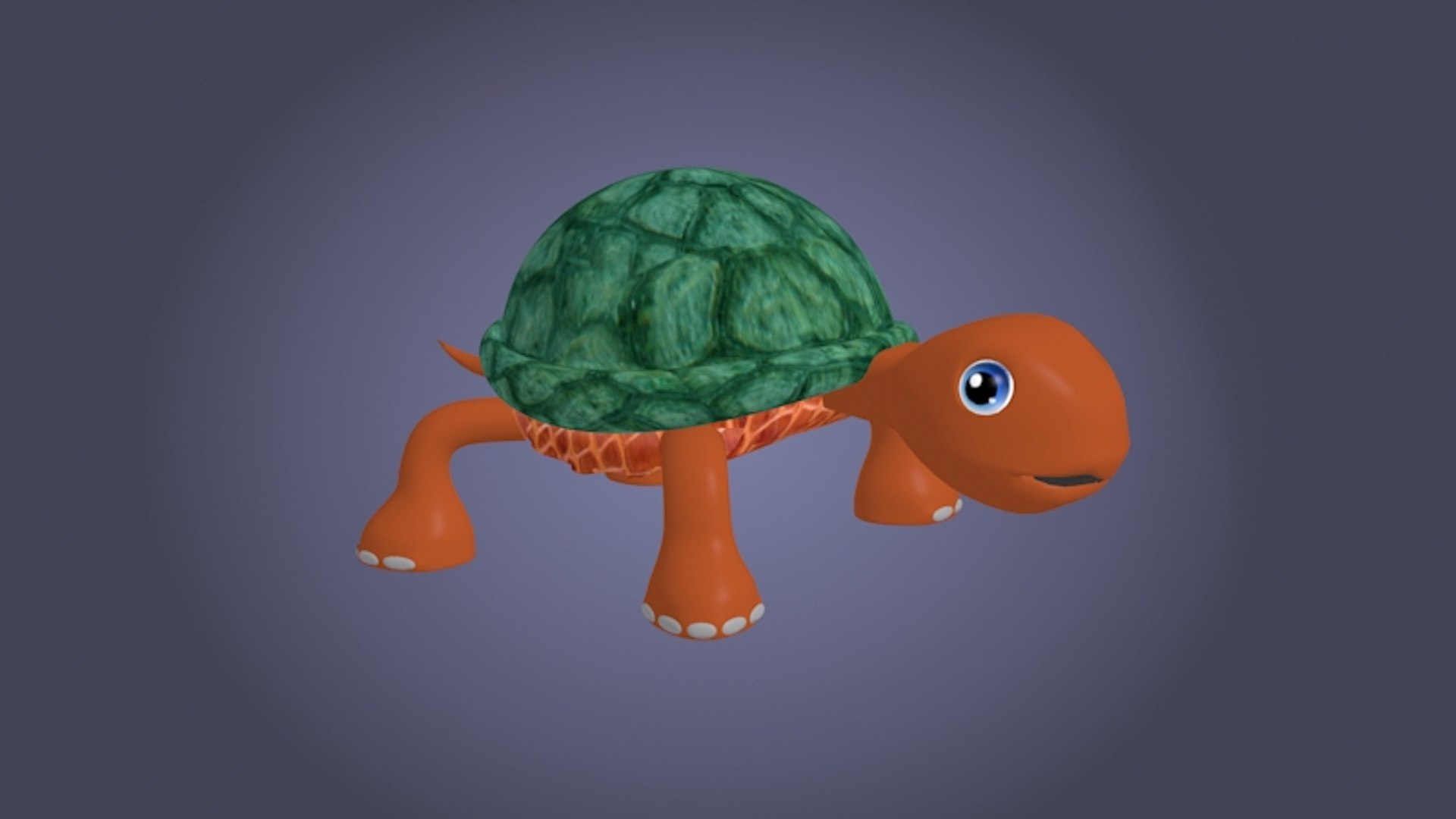 3D Cartoon Turtle - TurboSquid 1529462