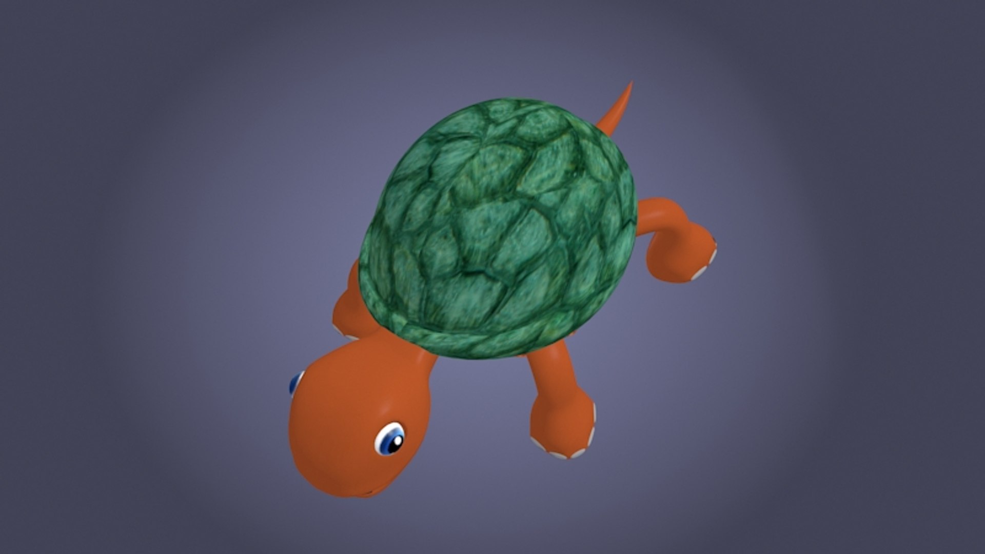 3D Cartoon Turtle - TurboSquid 1529462