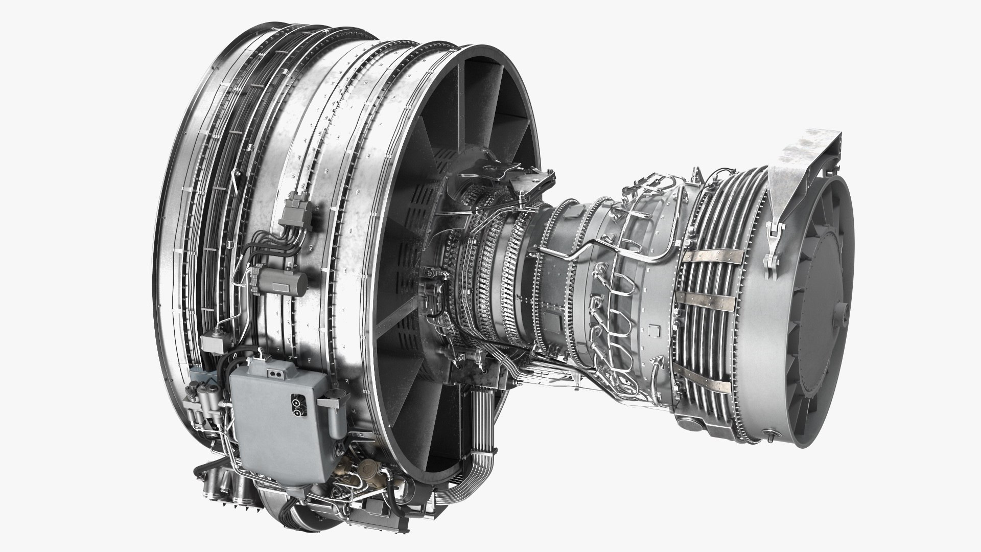 Aircraft Turbofan Engine CFM International CFM56 3D Model - TurboSquid ...