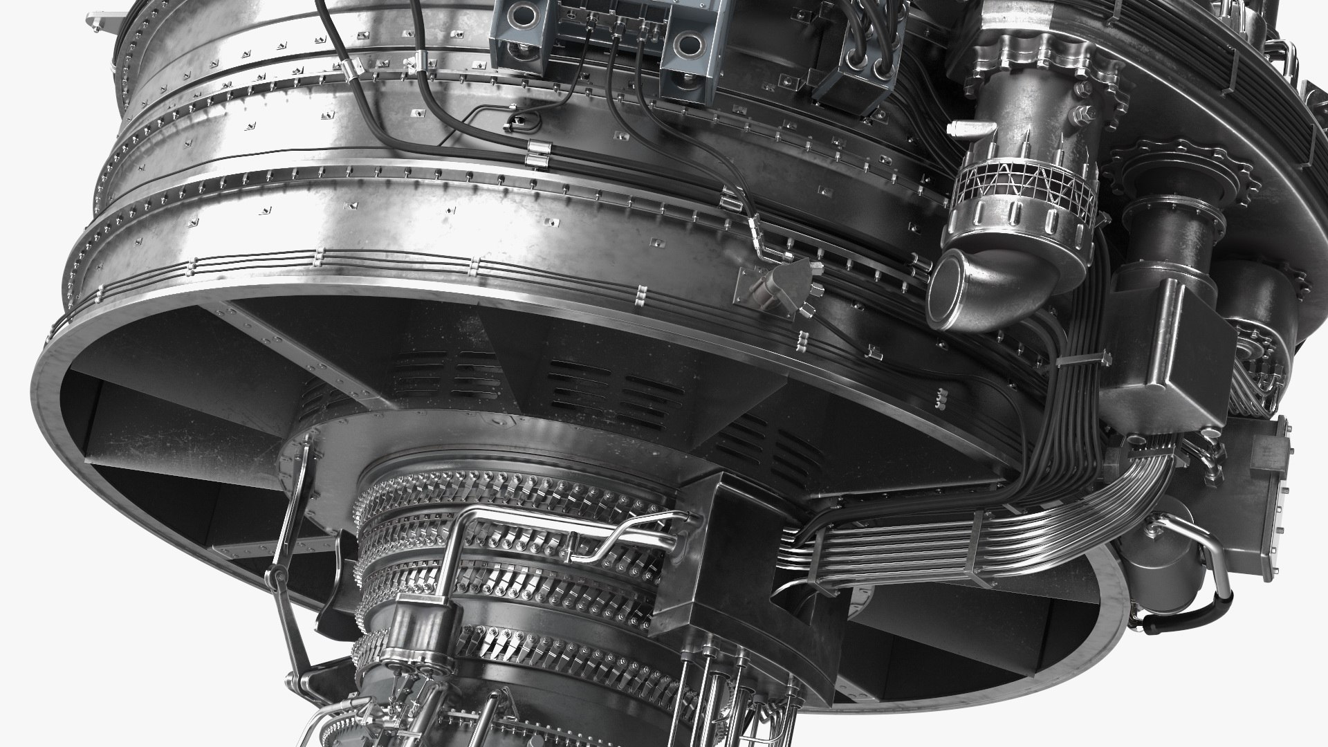 Aircraft Turbofan Engine CFM International CFM56 3D model - TurboSquid 2015821