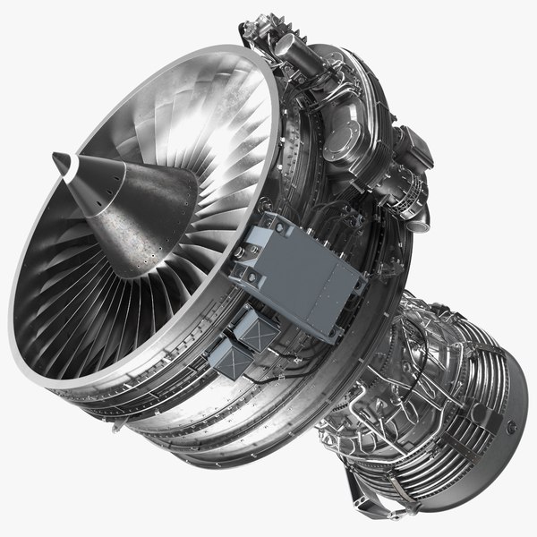 modelo 3d Motor turbofan para avión CFM International CFM56 ...