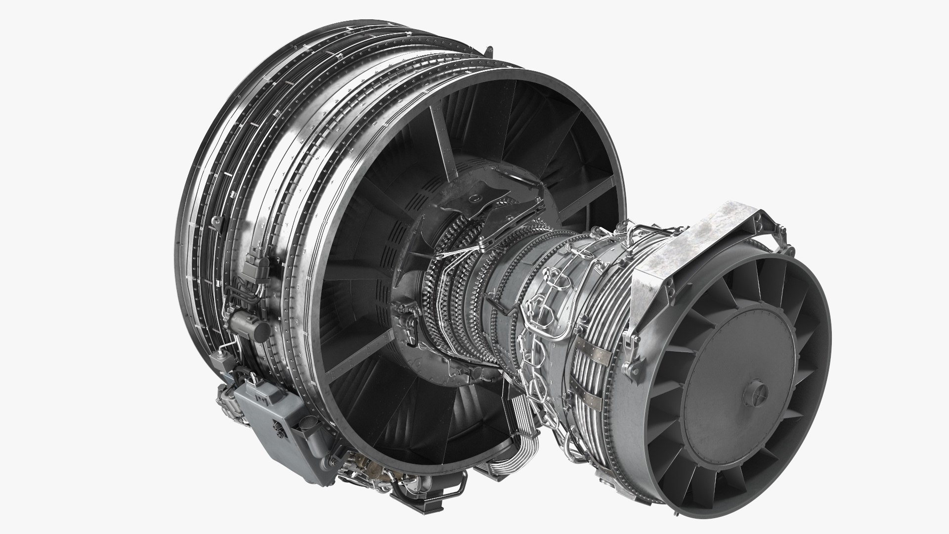 Aircraft Turbofan Engine CFM International CFM56 3D model - TurboSquid ...