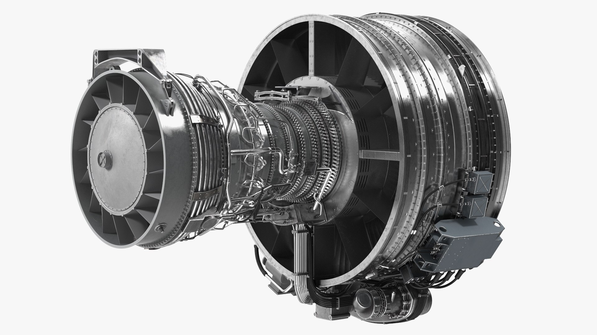 Aircraft Turbofan Engine CFM International CFM56 3D Model - TurboSquid ...