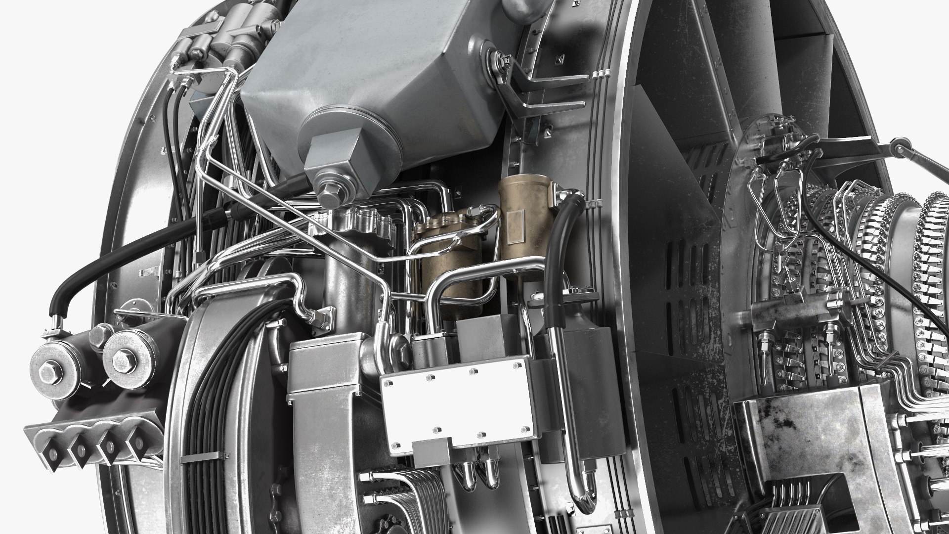 Aircraft Turbofan Engine CFM International CFM56 3D model - TurboSquid ...