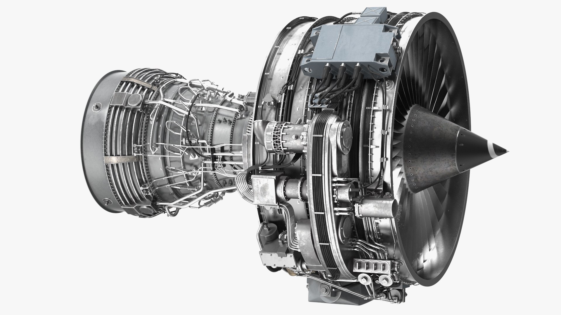 Aircraft Turbofan Engine CFM International CFM56 3D Model - TurboSquid ...