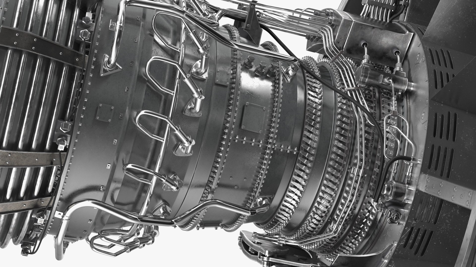 Aircraft Turbofan Engine CFM International CFM56 3D model - TurboSquid ...