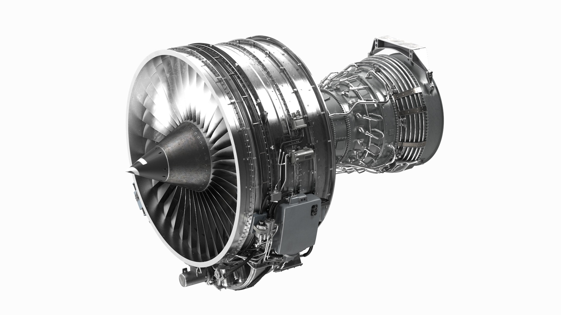 Aircraft Turbofan Engine CFM International CFM56 3D Model - TurboSquid ...