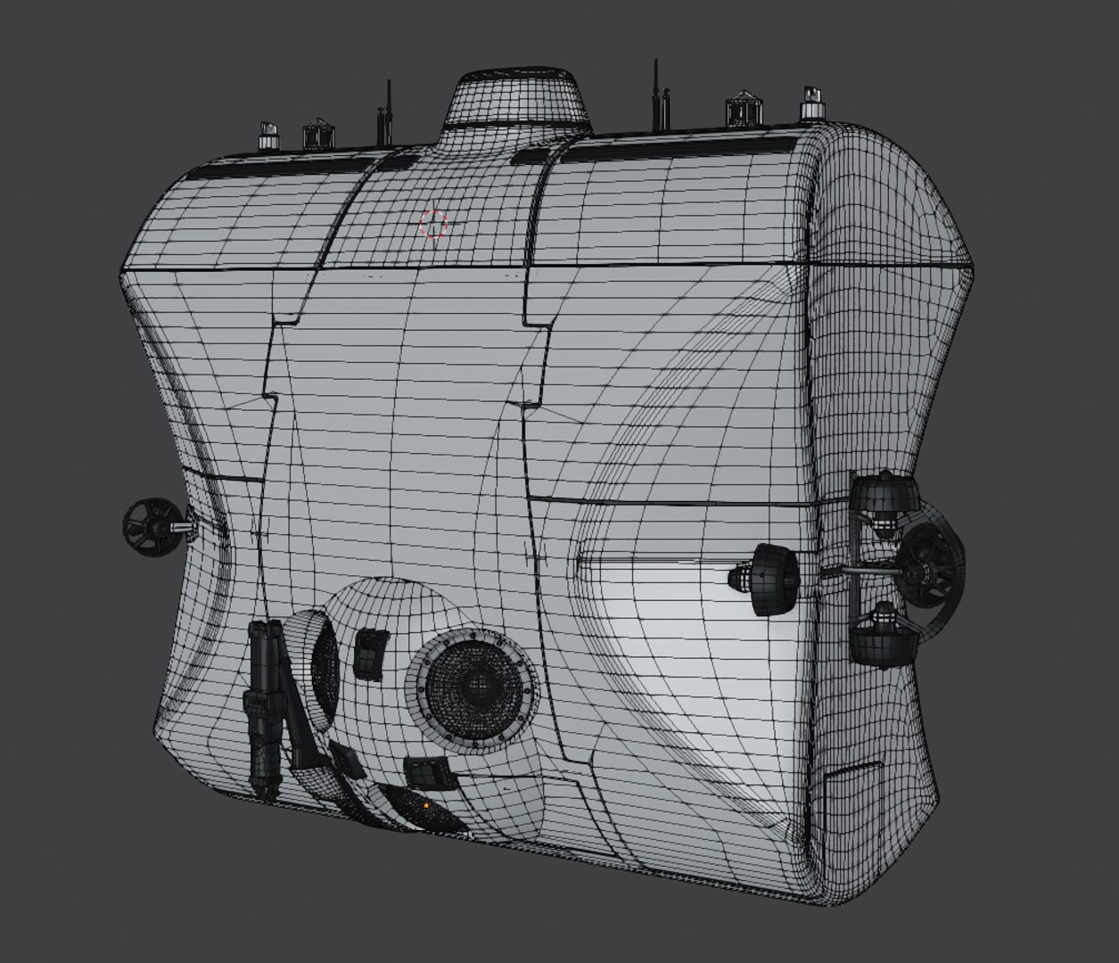 Triton Submarine 3D Model - TurboSquid 1508032
