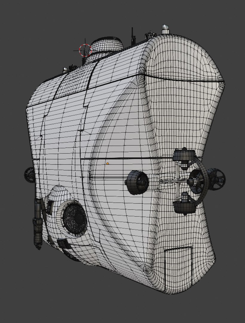 Triton Submarine 3D Model - TurboSquid 1508032