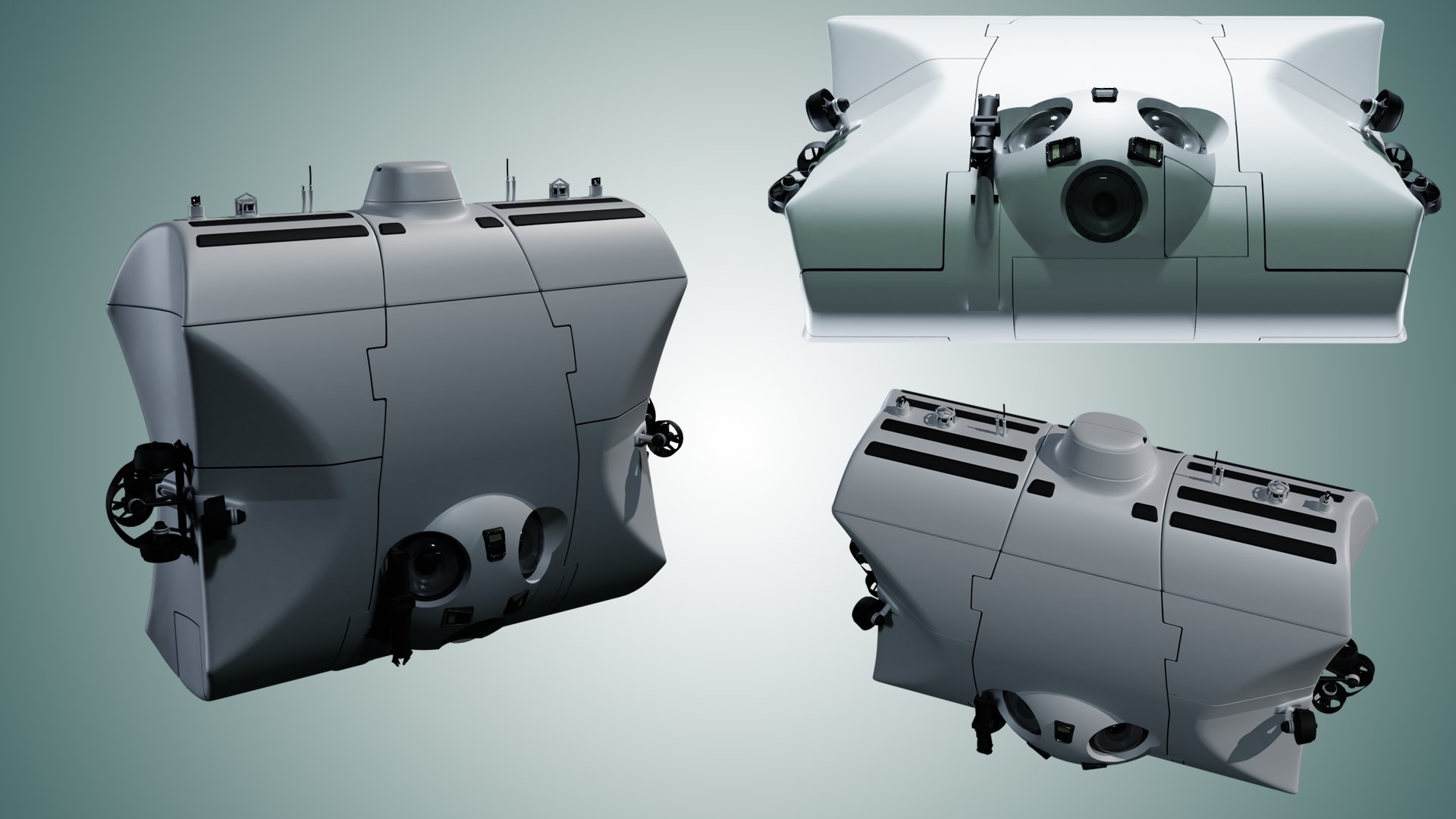 Triton Submarine 3D Model - TurboSquid 1508032
