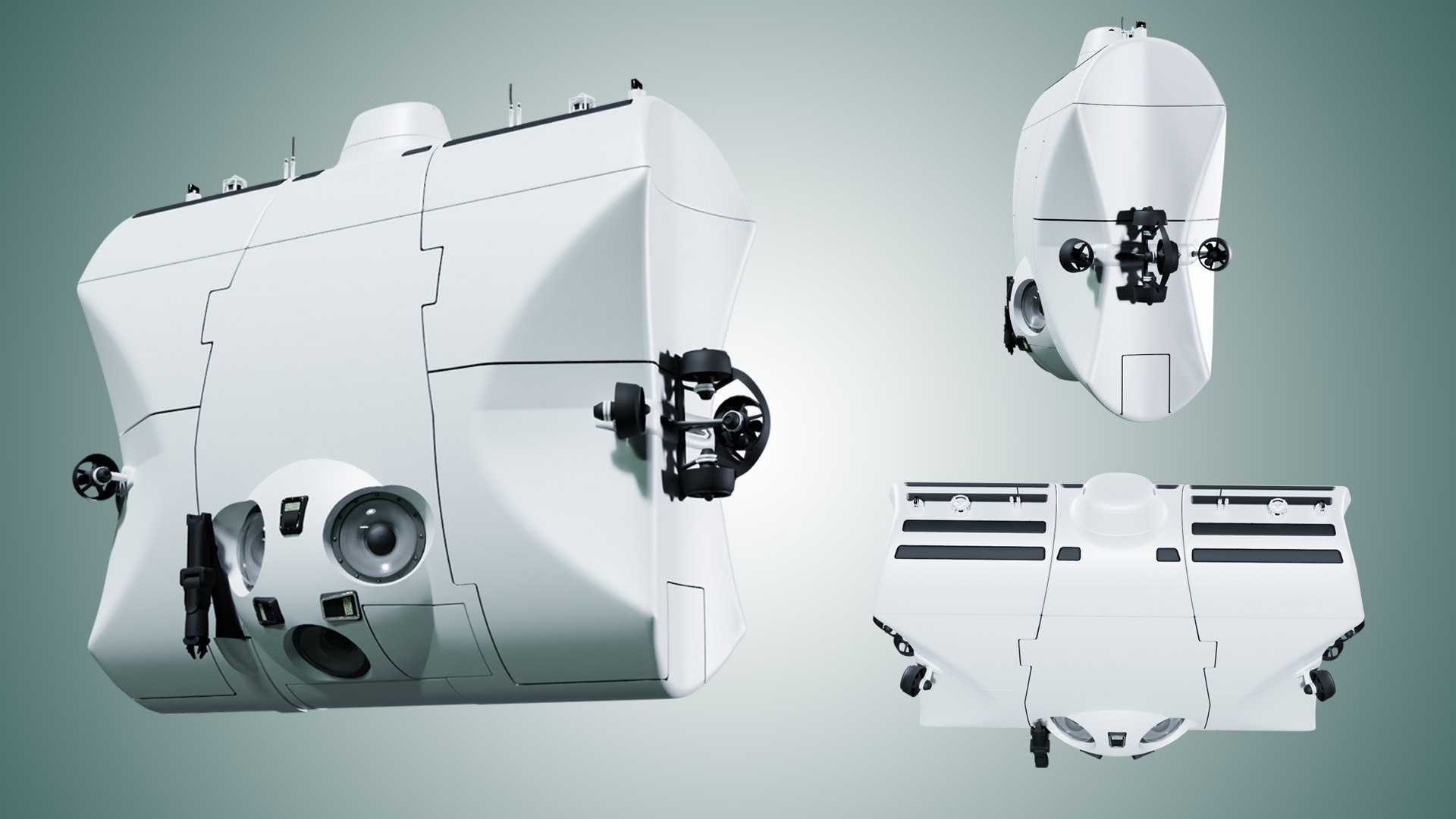 Triton Submarine 3D Model - TurboSquid 1508032