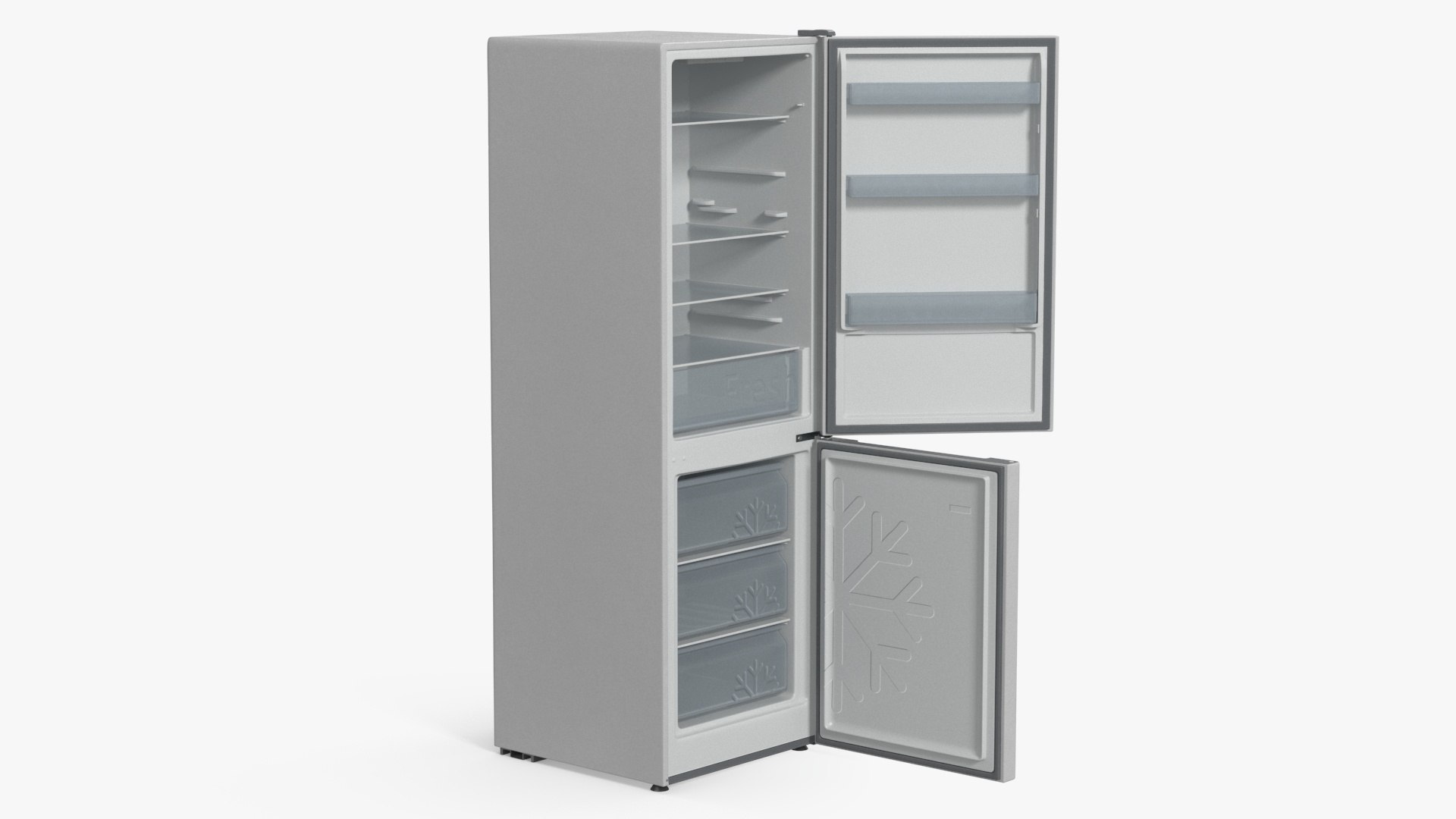 3D Fridge Candy CCRN 6180S White - TurboSquid 2201832
