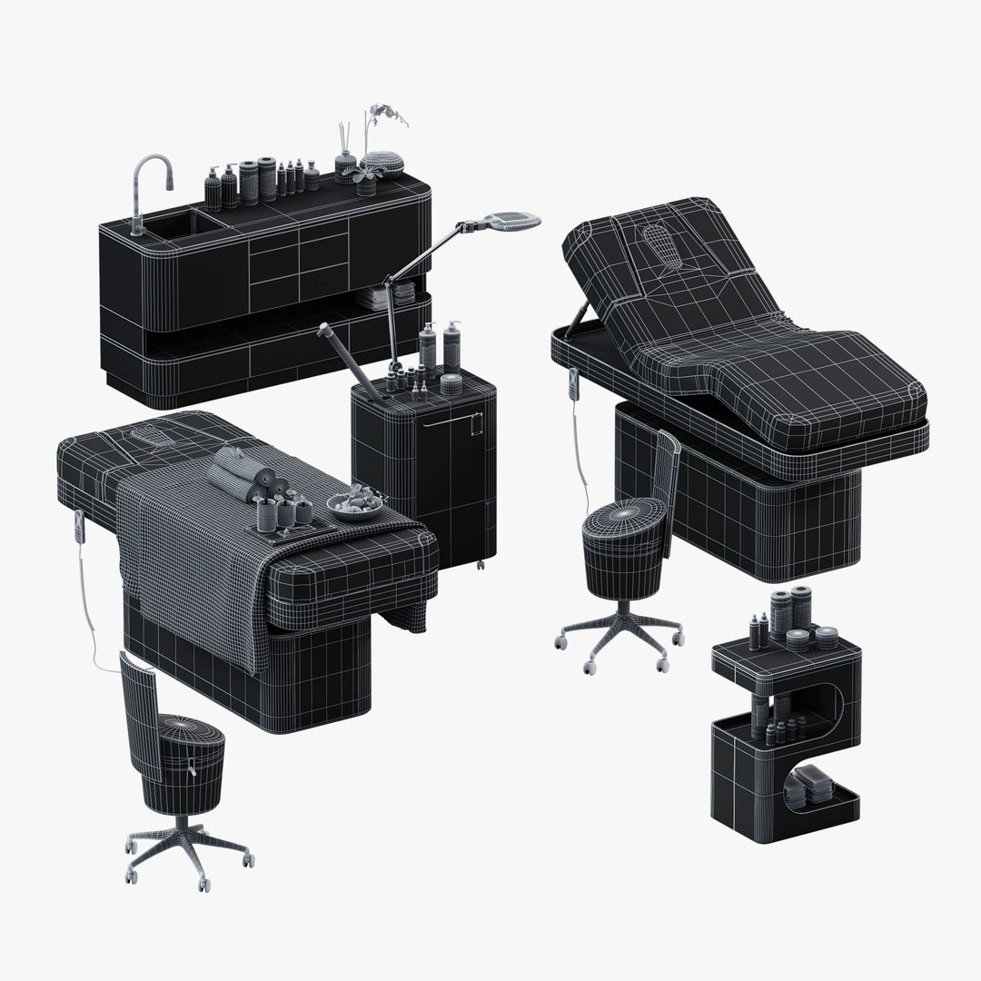 KIWI Nilo Furniture For Spa Salona Ninfea 3D - TurboSquid 2127149