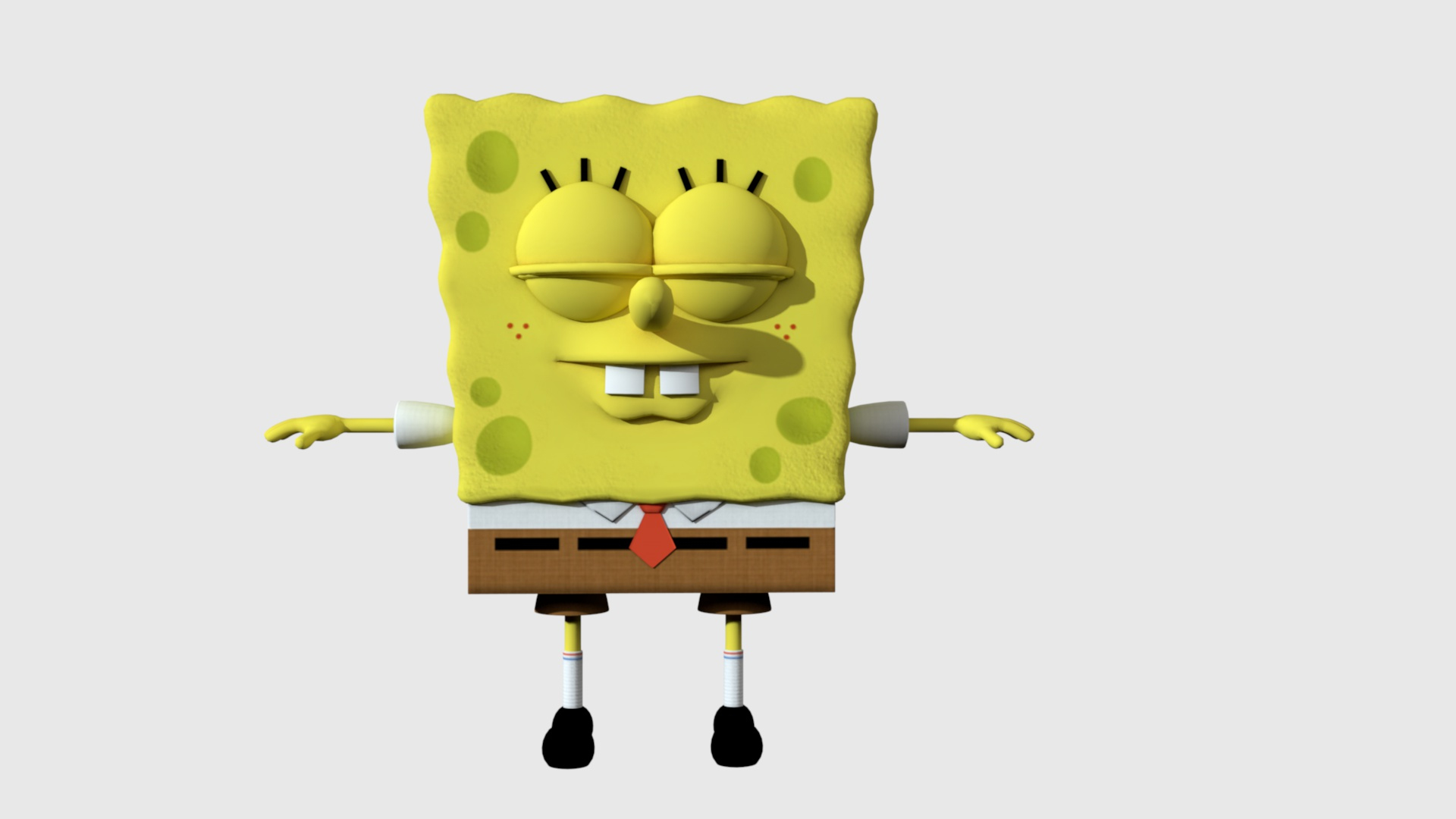 Spongebob Rigged And Animated 3D Model - TurboSquid 2336998