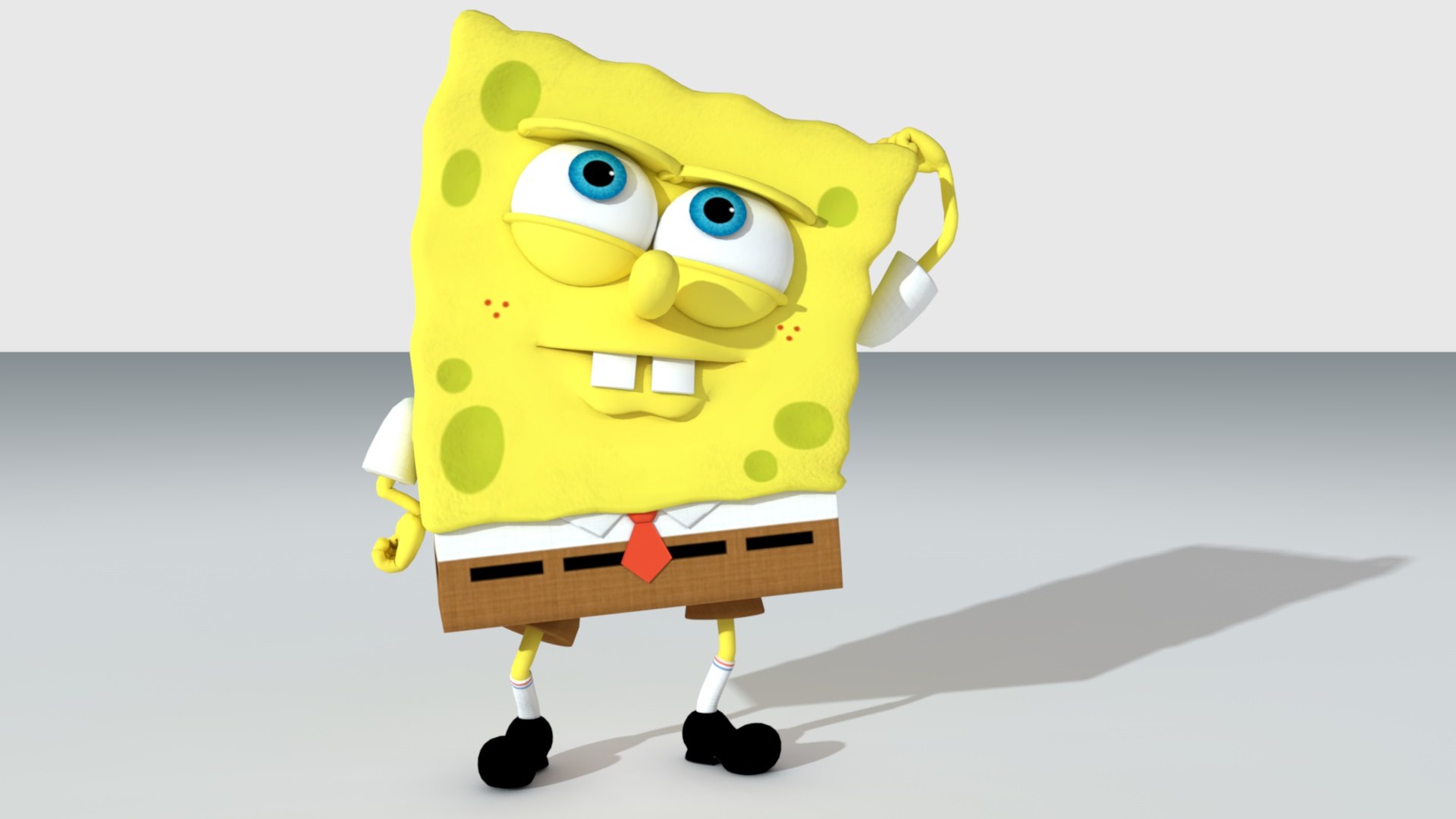 Spongebob Rigged And Animated 3D Model - TurboSquid 2336998