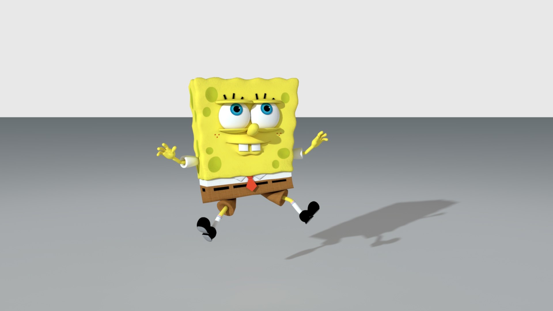 Spongebob Rigged And Animated 3D Model - TurboSquid 2336998