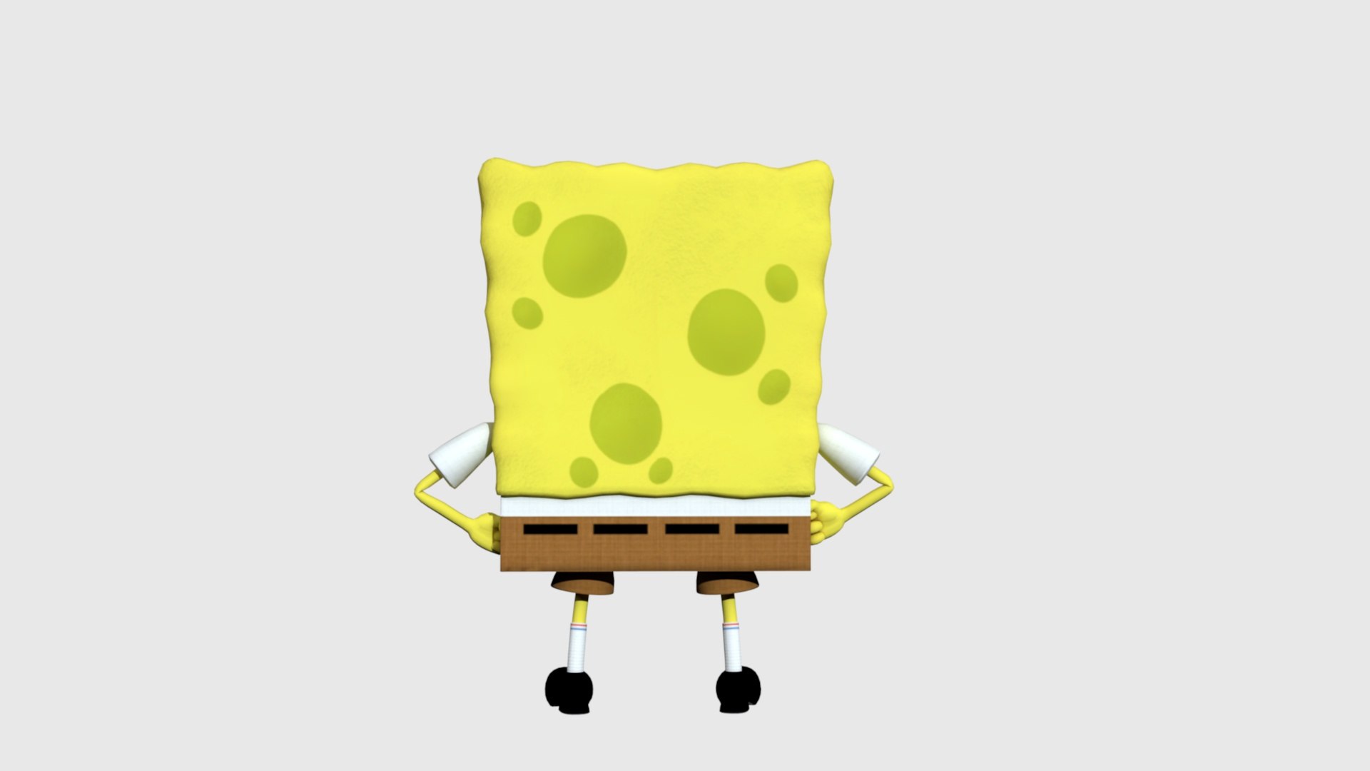 Spongebob Rigged And Animated 3D Model - TurboSquid 2336998