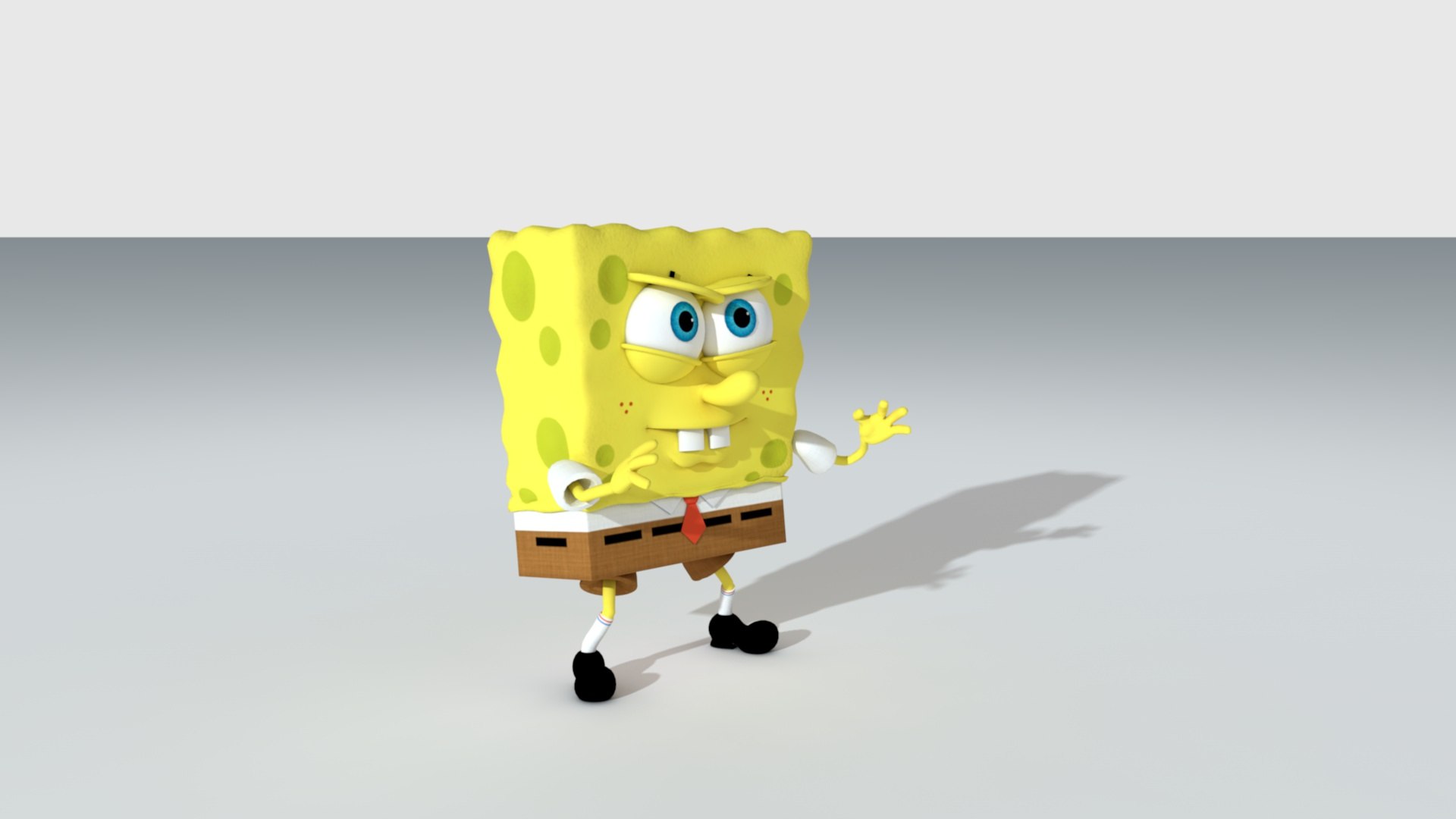 Spongebob Rigged And Animated 3D Model - TurboSquid 2336998