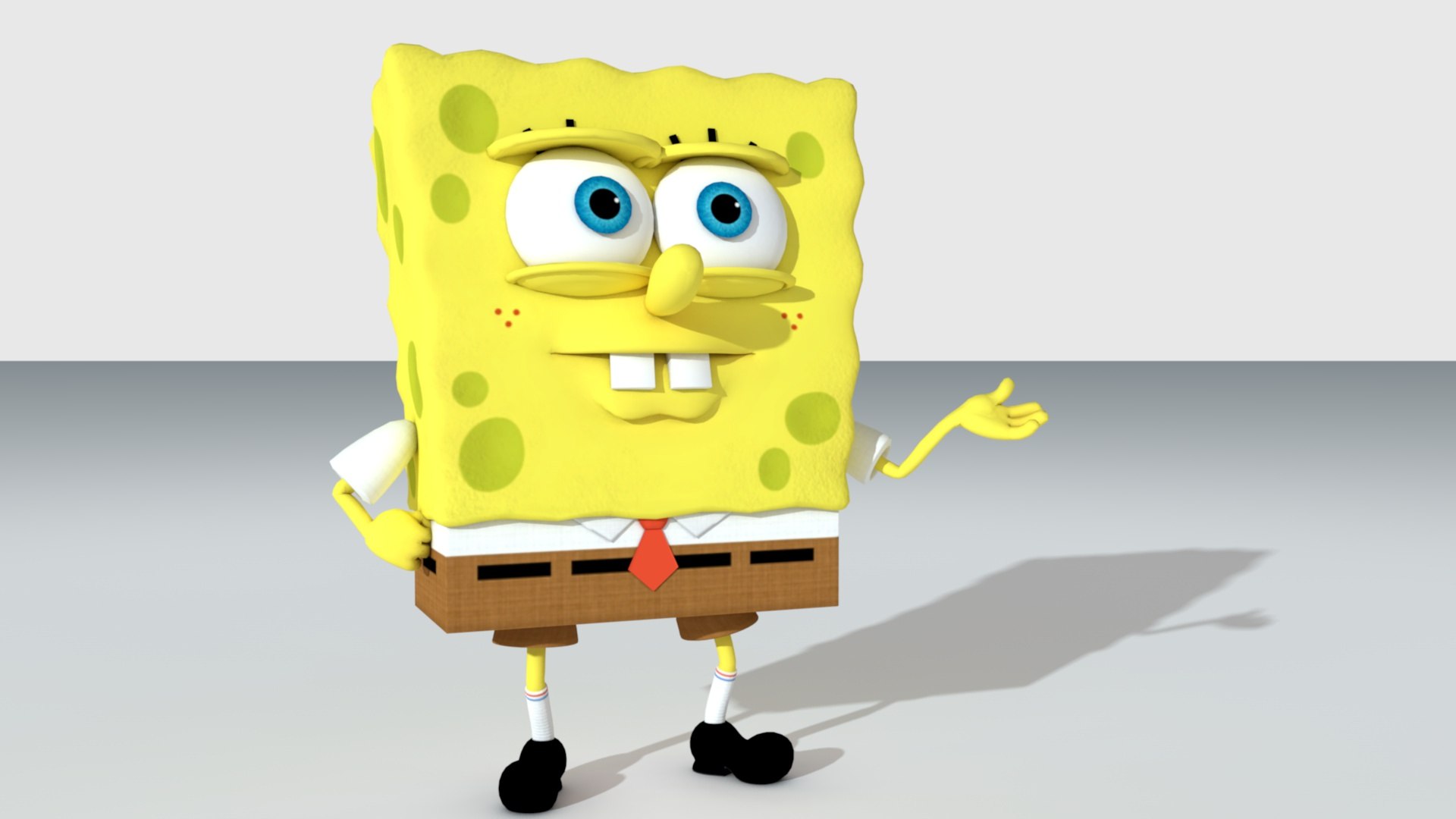 Spongebob Rigged And Animated 3D Model - TurboSquid 2336998
