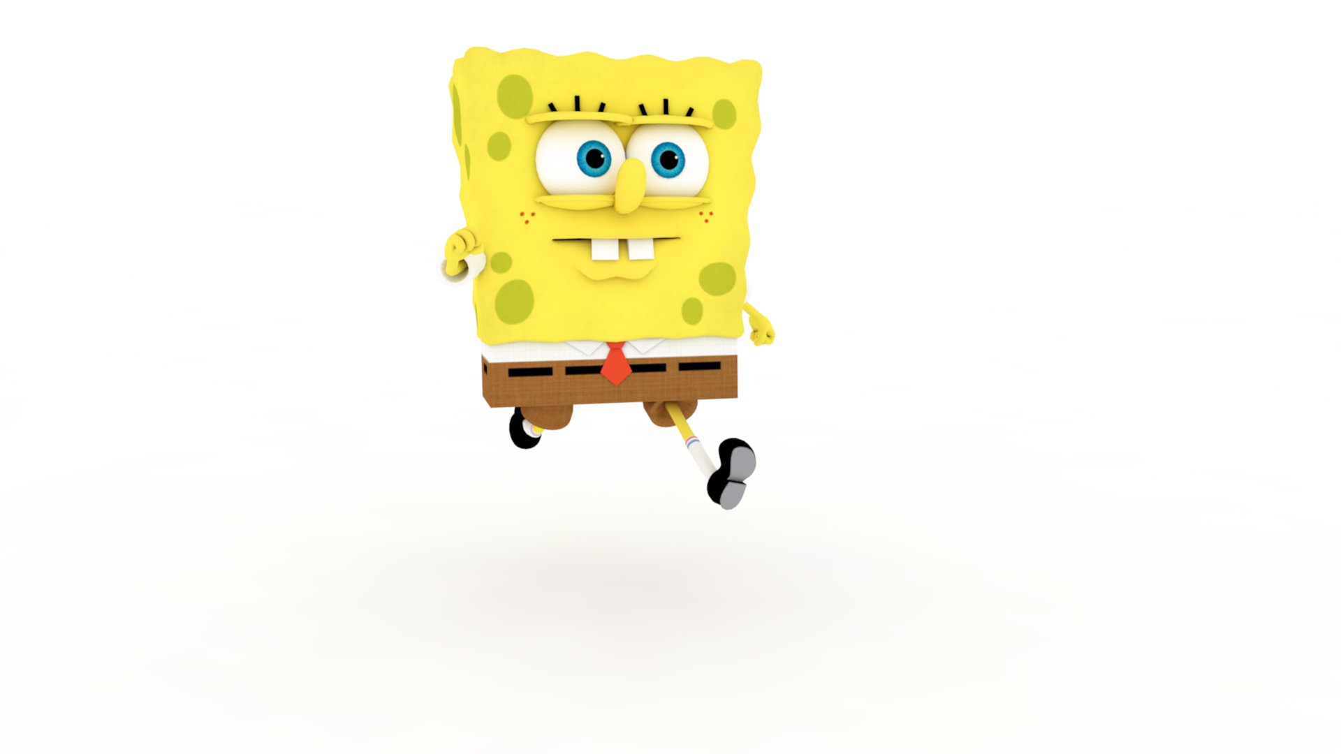 Spongebob Rigged And Animated 3D Model - TurboSquid 2336998