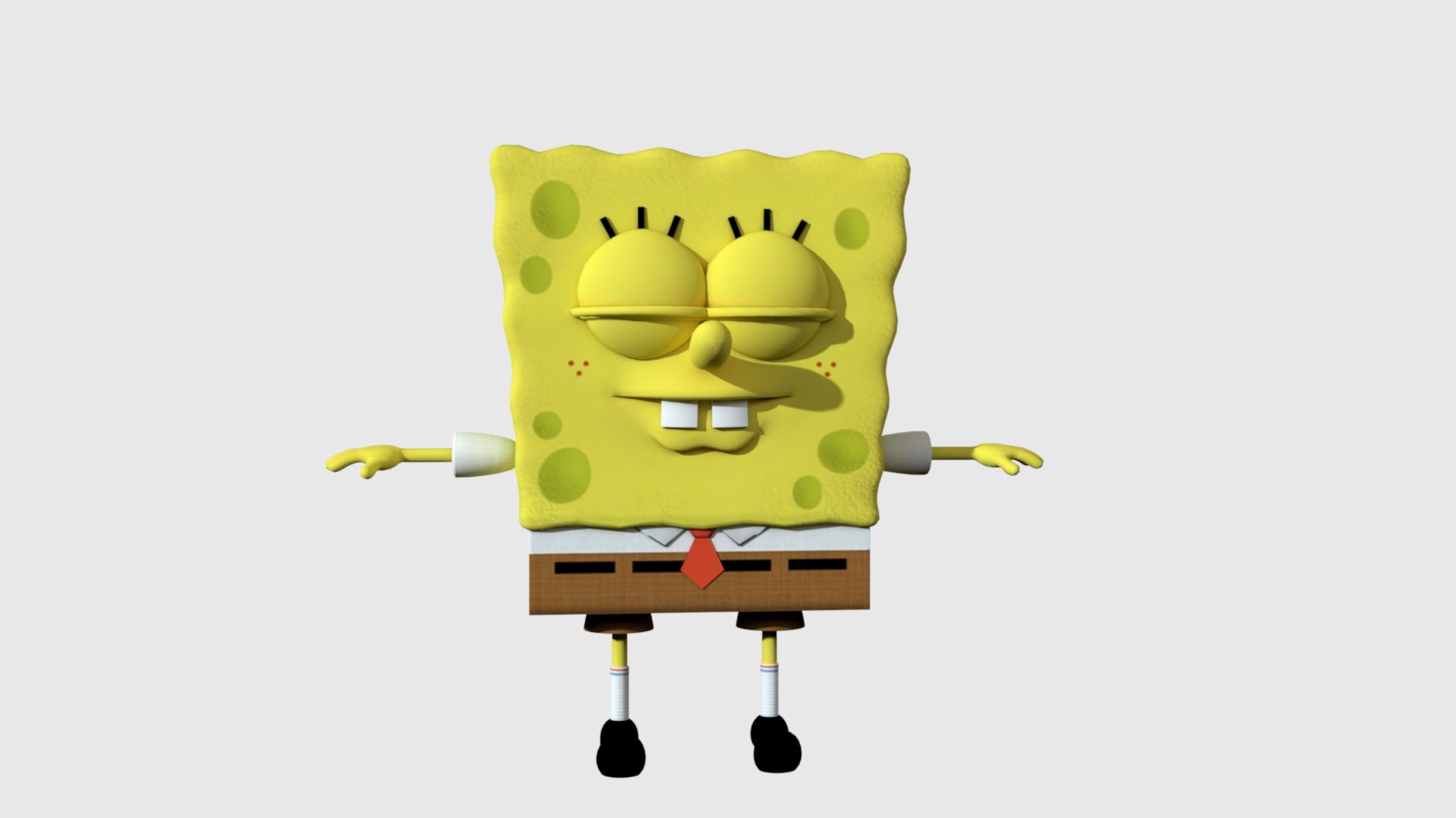 Spongebob Rigged And Animated 3D Model - TurboSquid 2336998