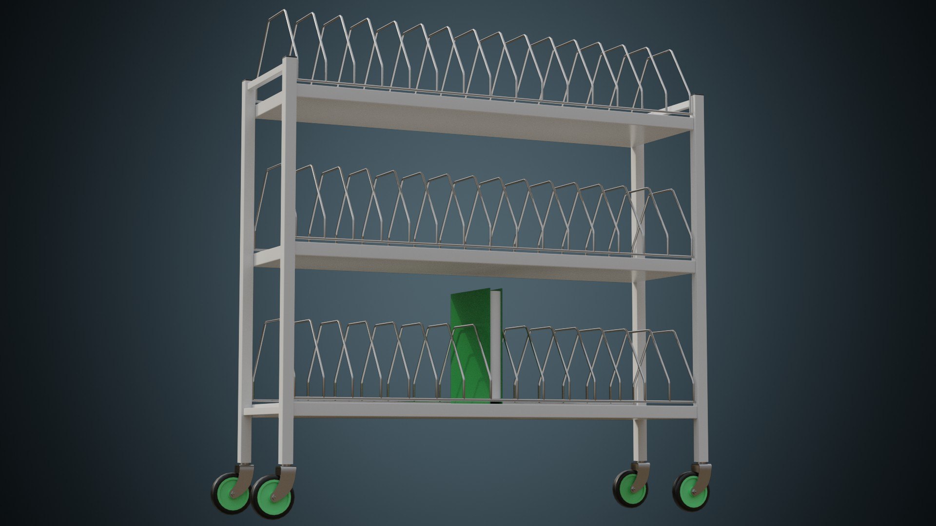 Chart Rack 1 Basic Model - TurboSquid 2166797