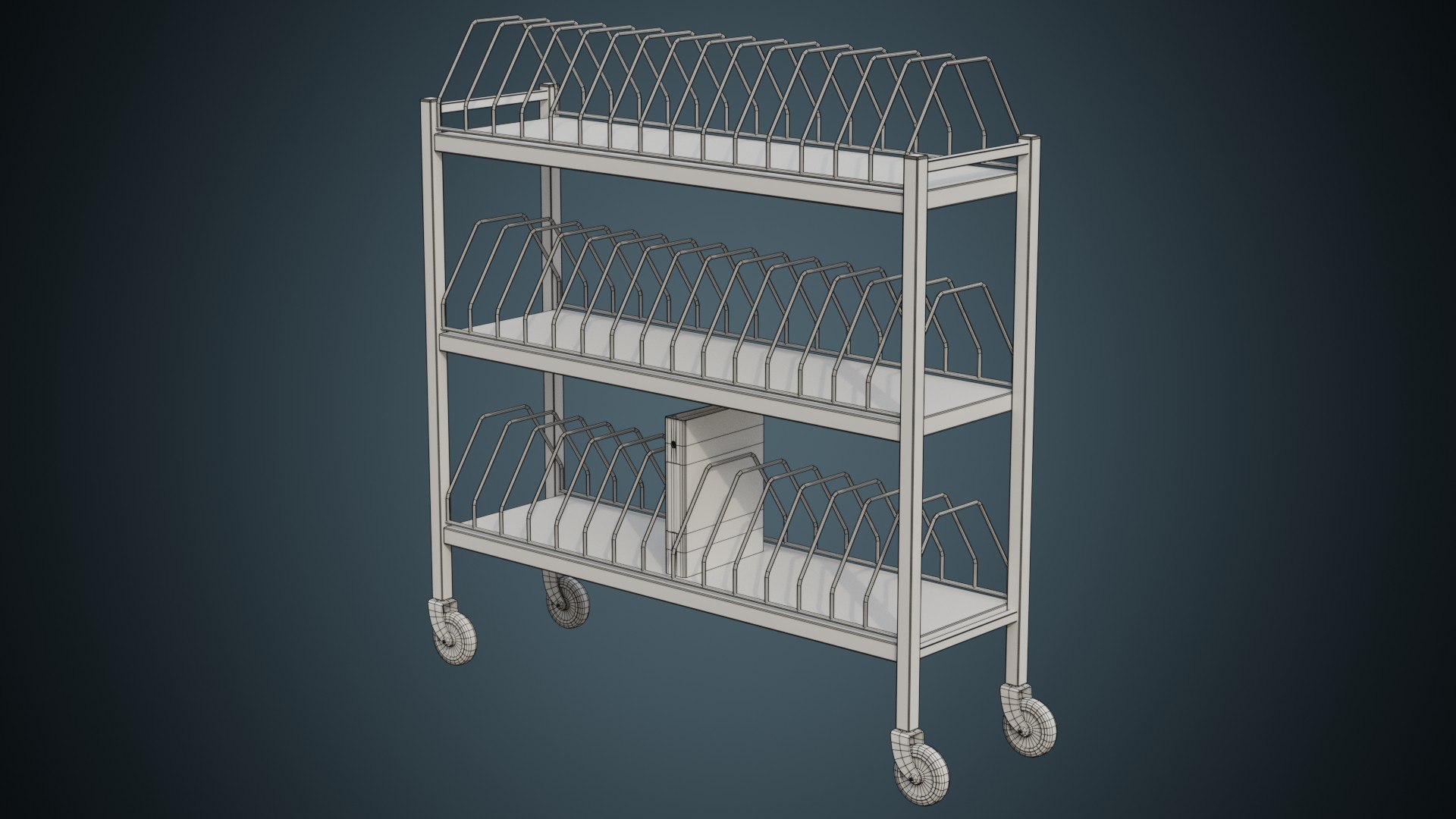 Chart Rack 1 Basic Model - TurboSquid 2166797