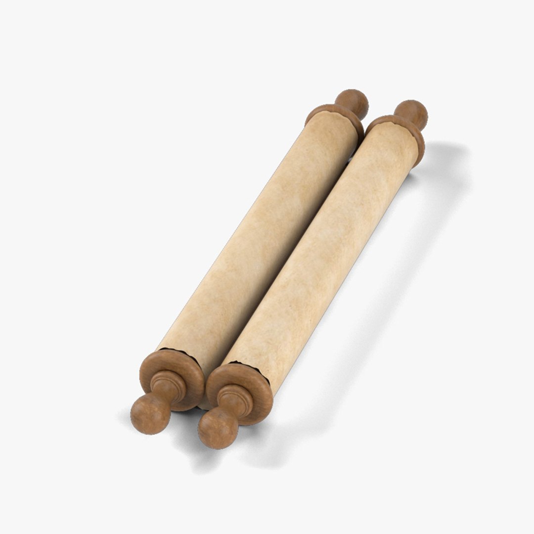 Scroll roll 3D model - TurboSquid 1709856