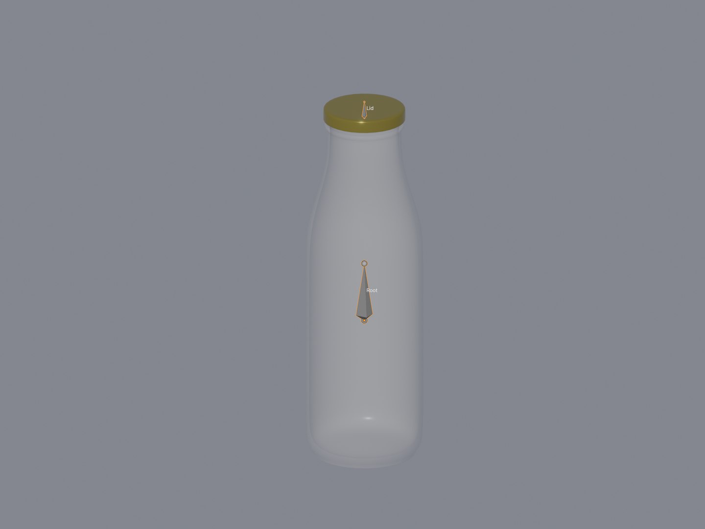 3D Model Milk Bottle - TurboSquid 2197435