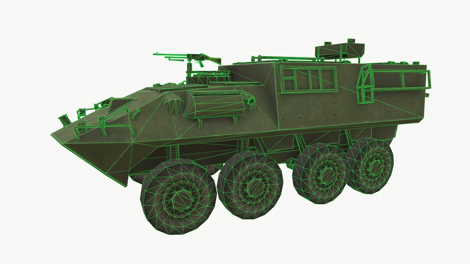 Bison Armoured Carrier 3D Model - TurboSquid 1563746