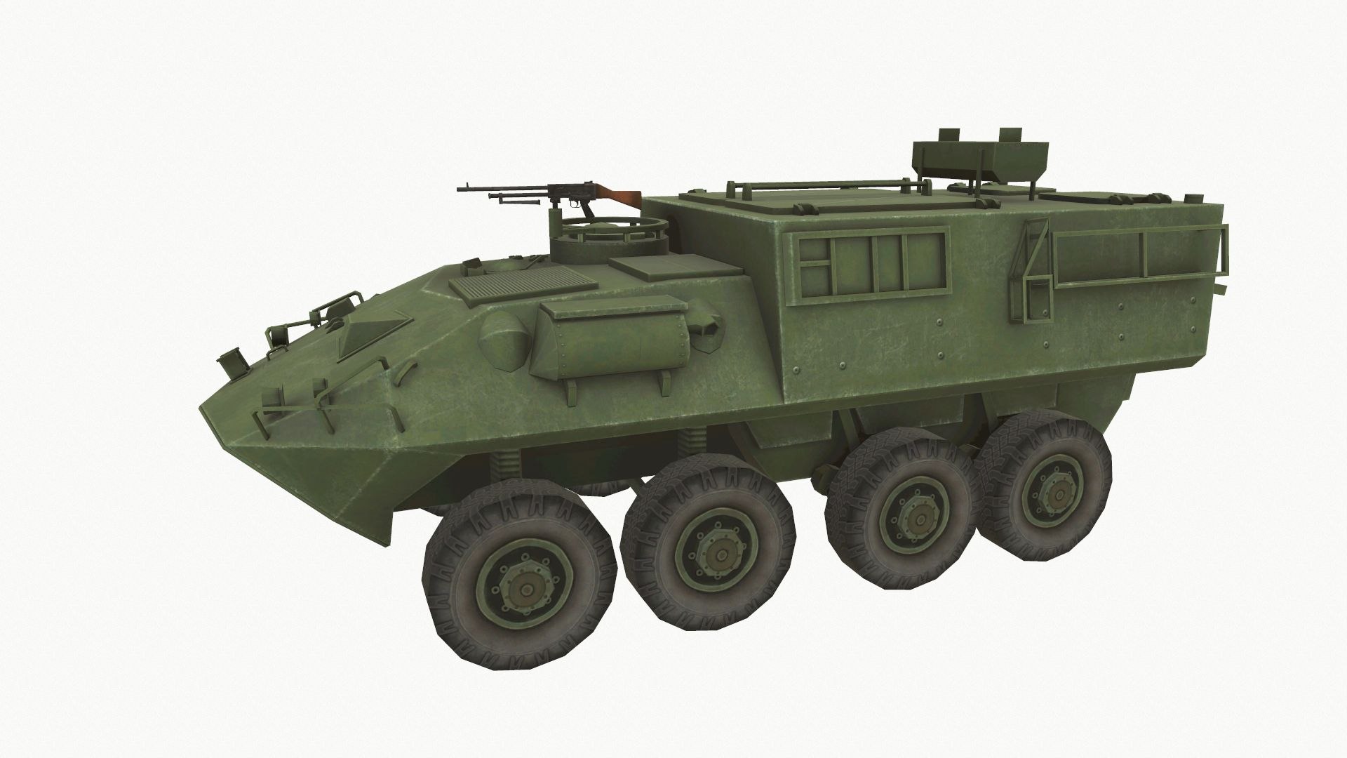 Bison Armoured Carrier 3D Model - TurboSquid 1563746
