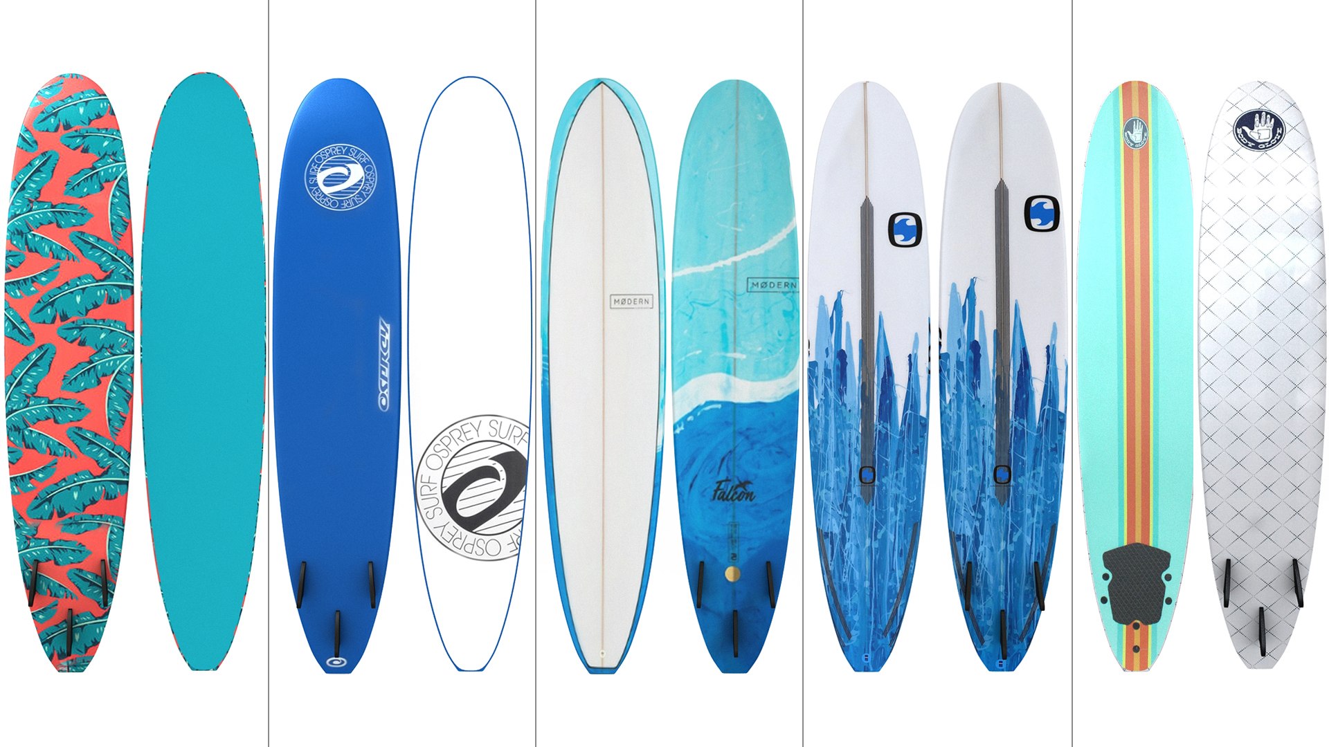 Surfboard Collection(1) 3D model - TurboSquid 1786674
