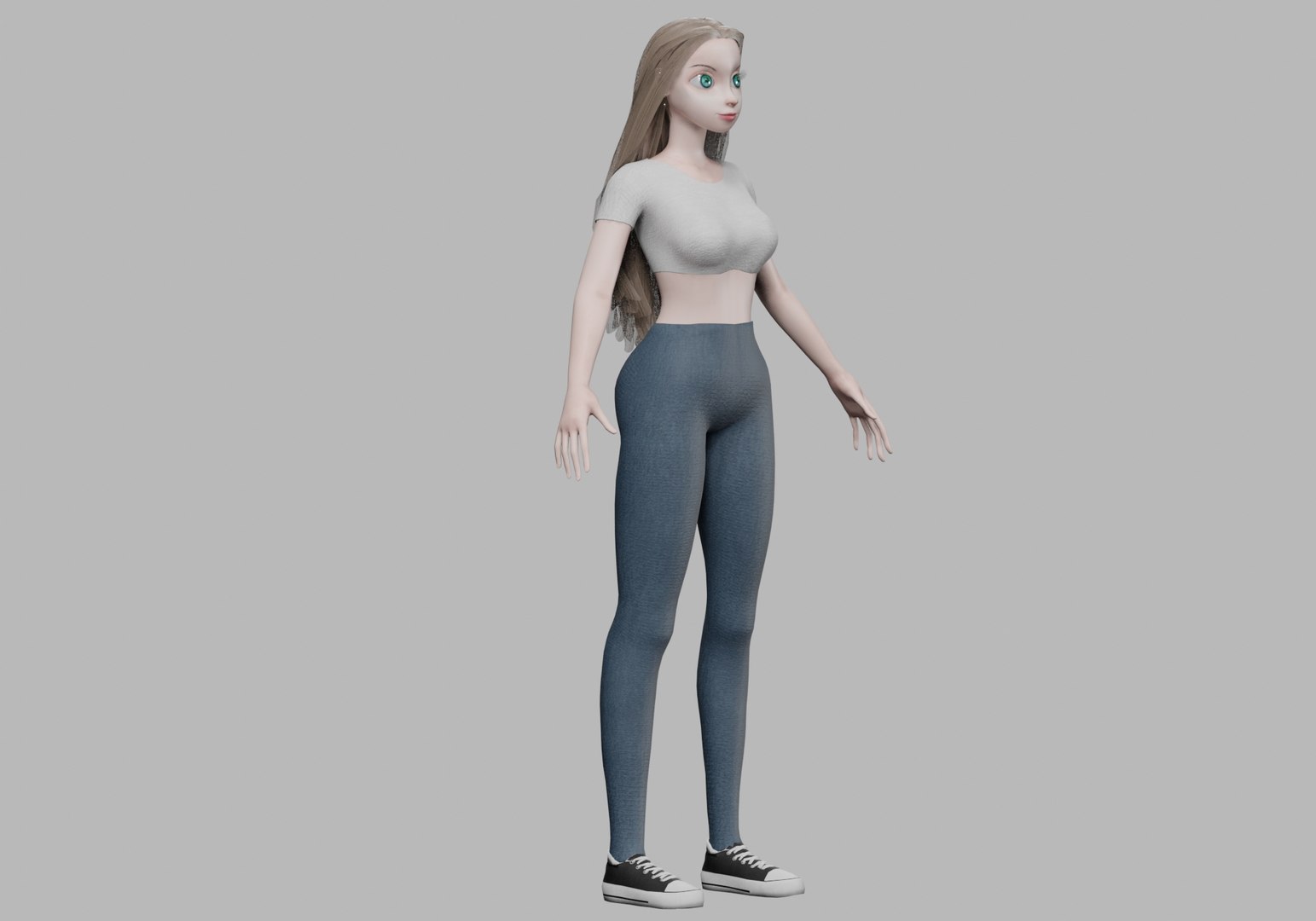3D Basic Pretty Girl V31896 - TurboSquid 2263202