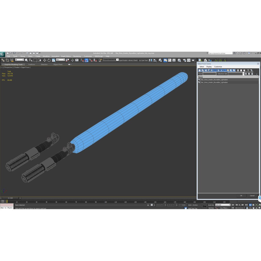 3d star wars anakin skywalker model