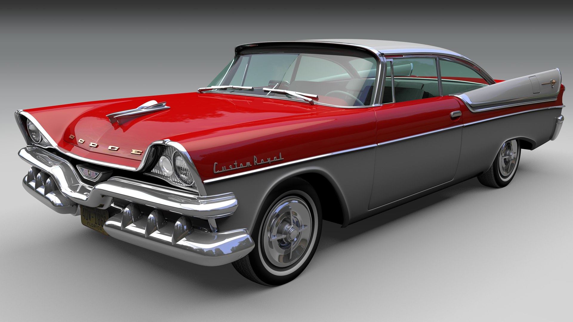 3D Coupe Dodge Custom Model - TurboSquid 1610340