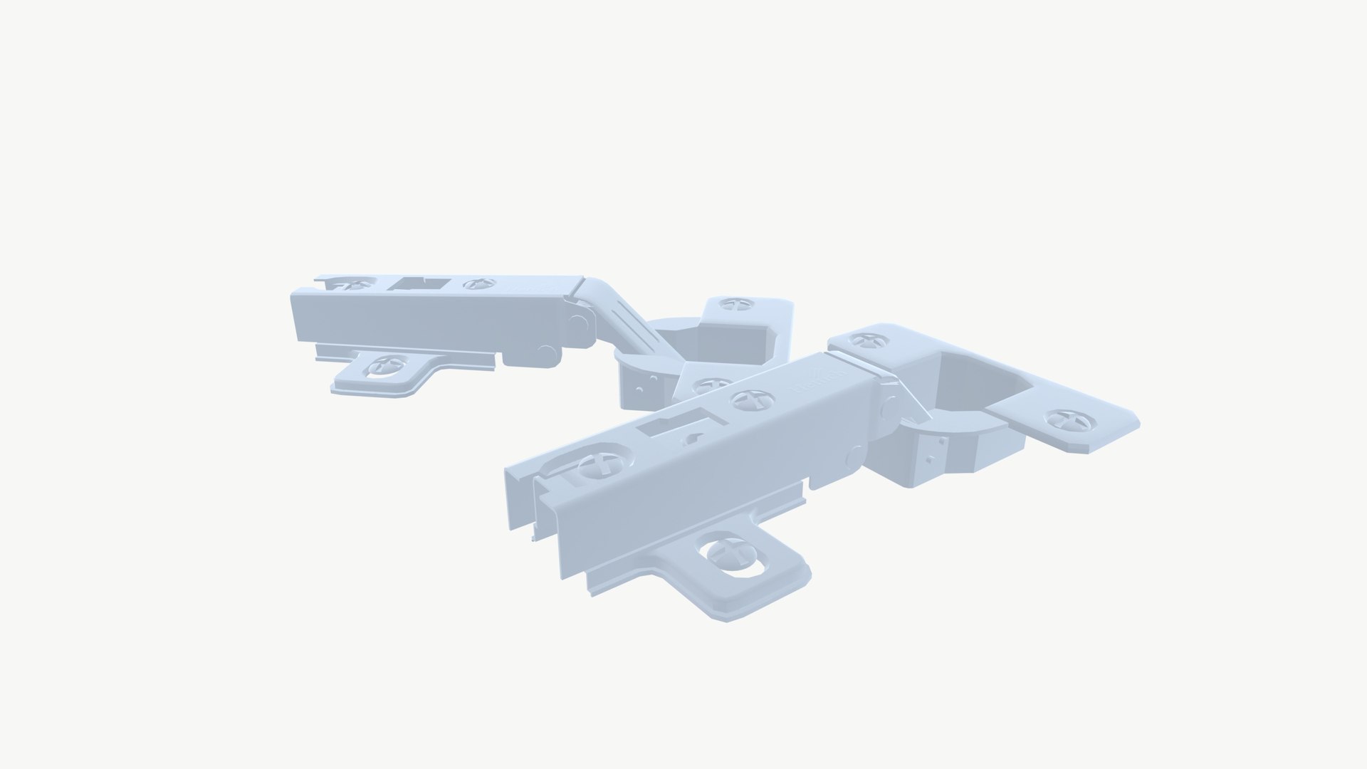 3D Model Door Hinges - TurboSquid 2340781