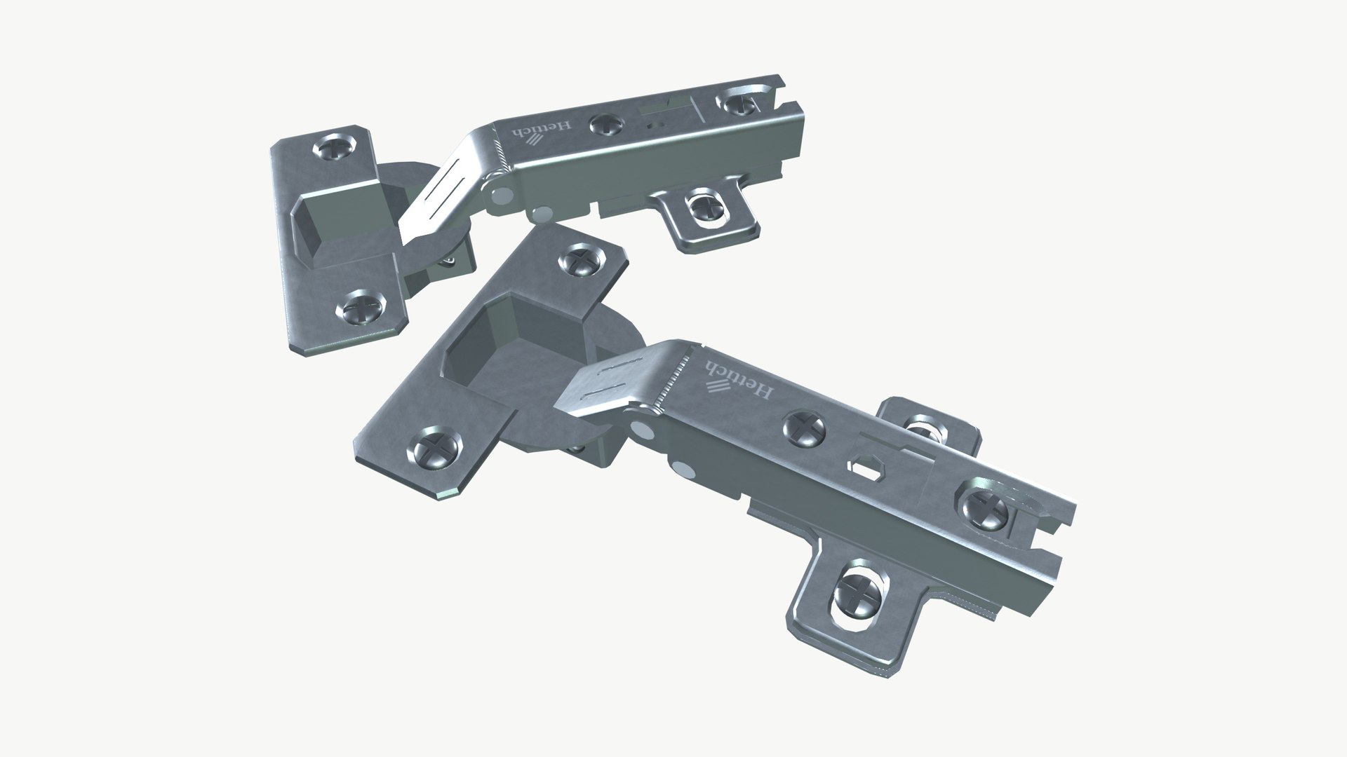 3D Model Door Hinges - TurboSquid 2340781
