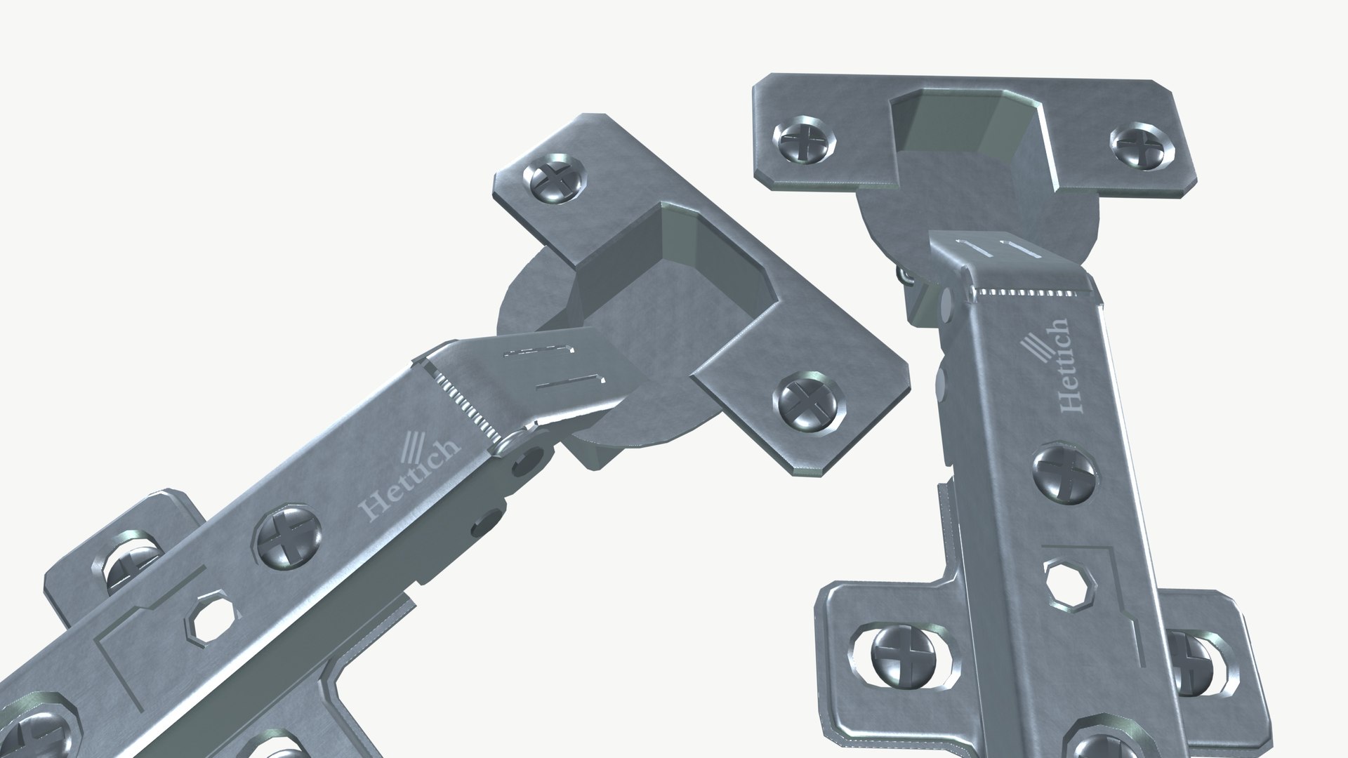3D Model Door Hinges - TurboSquid 2340781