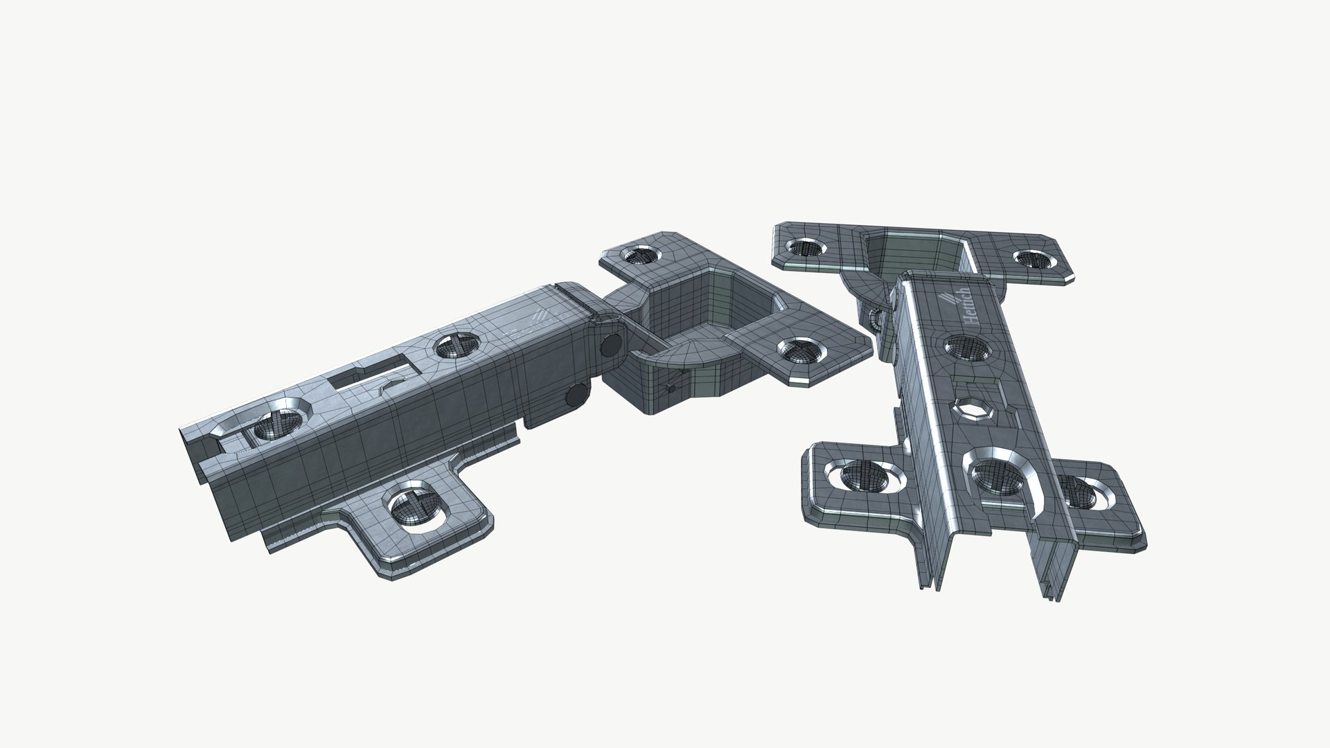 3D Model Door Hinges - TurboSquid 2340781