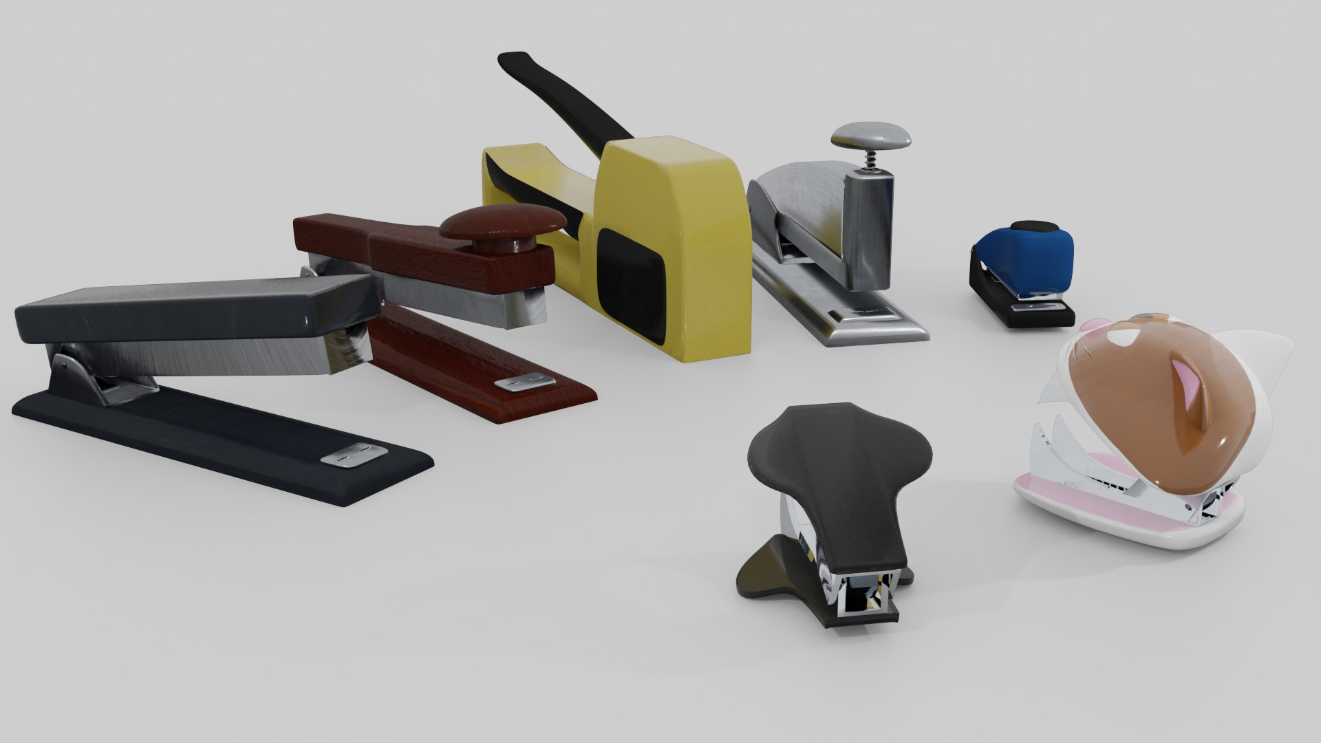 Stapler and Stapler remover 3D model - TurboSquid 1881969