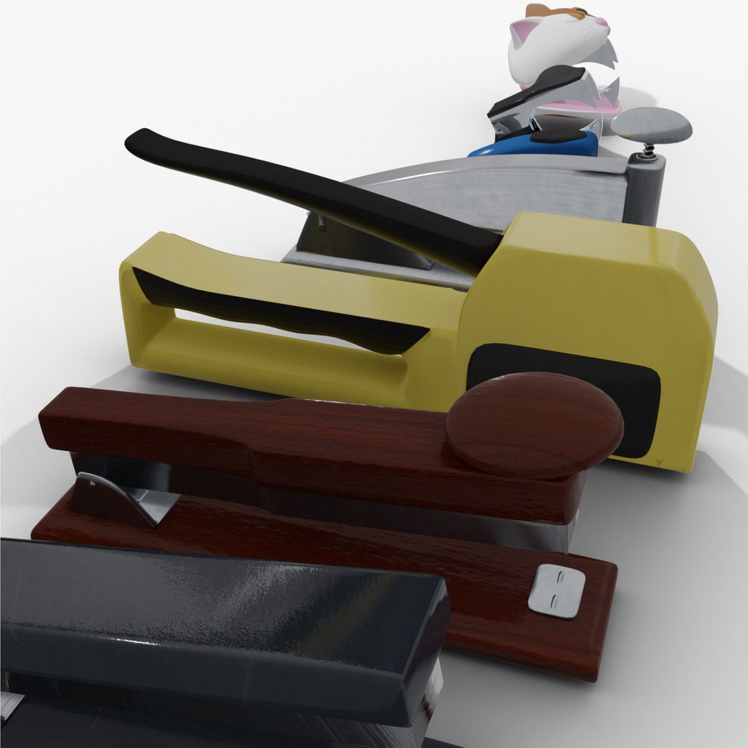 Stapler and Stapler remover 3D model - TurboSquid 1881969