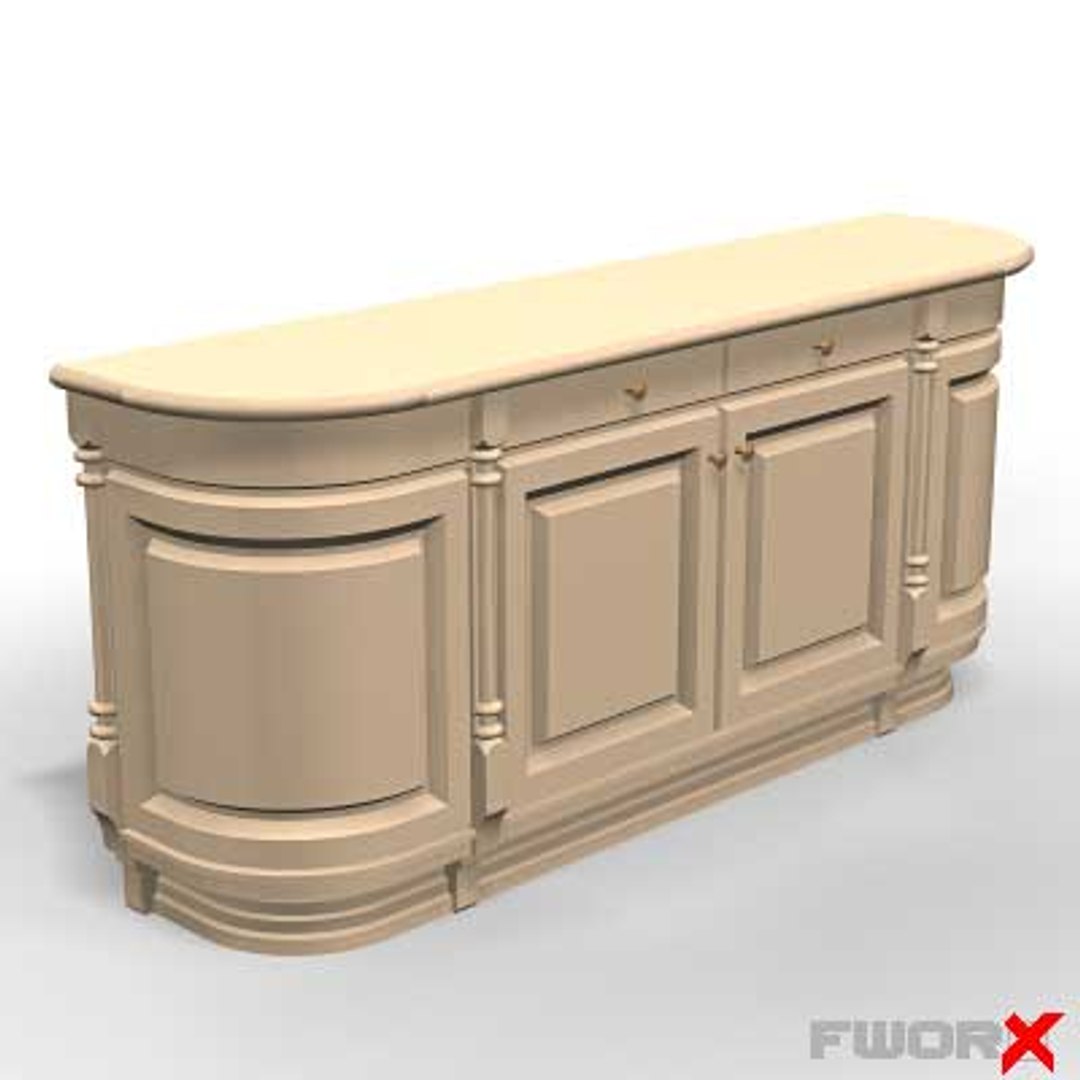 kitchen counter 3d max