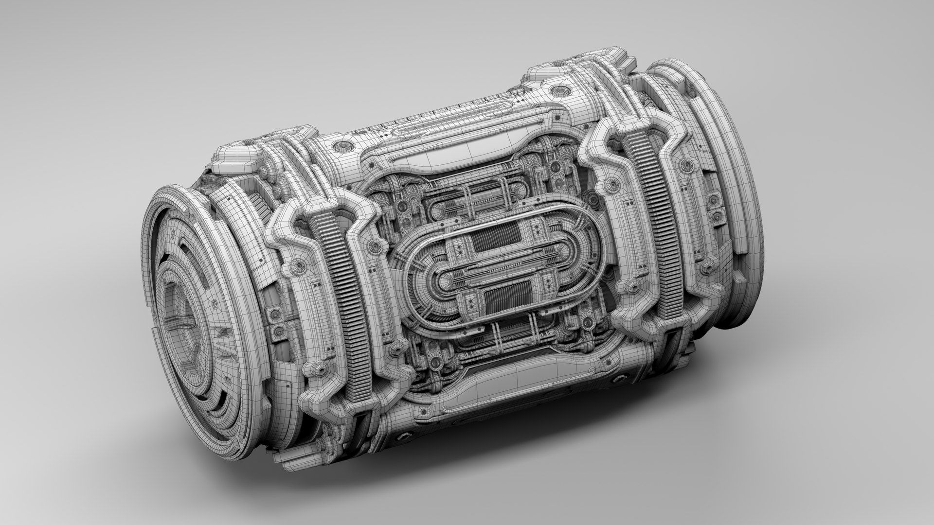 3D Model Sci-Fi Elements Kitbash 4 In 1 - TurboSquid 2425152