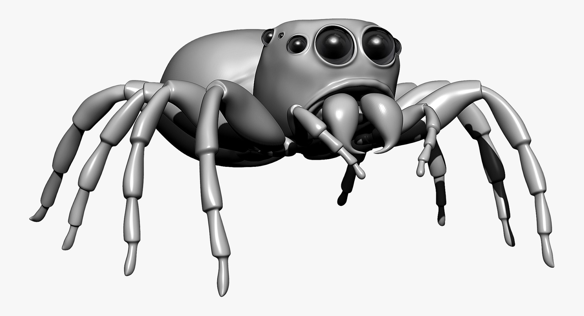 Jumping Spider 3D Model - TurboSquid 1379482