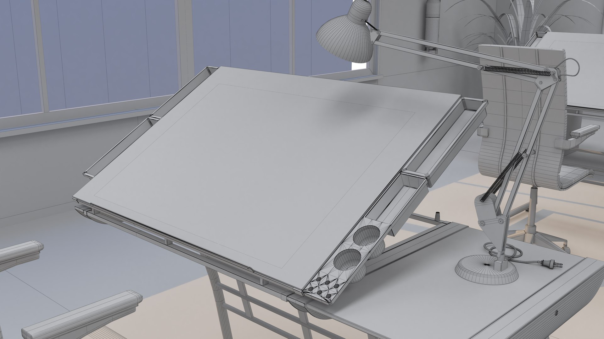 3D Drafting Classroom Model - TurboSquid 2317980
