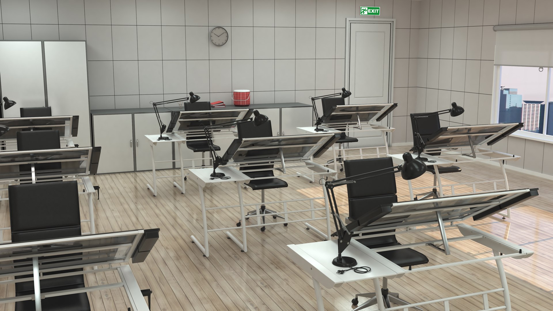 3D Drafting Classroom Model - TurboSquid 2317980