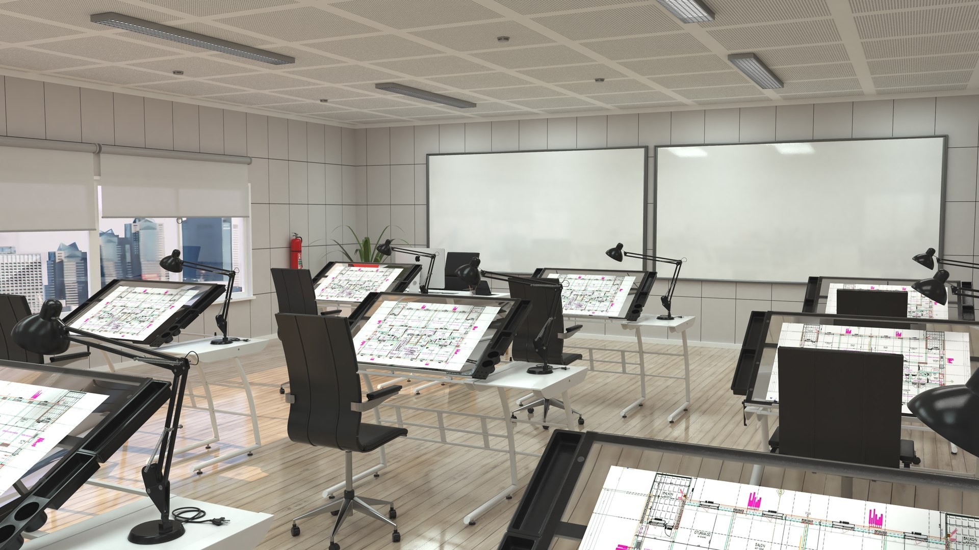 3D Drafting Classroom Model - TurboSquid 2317980